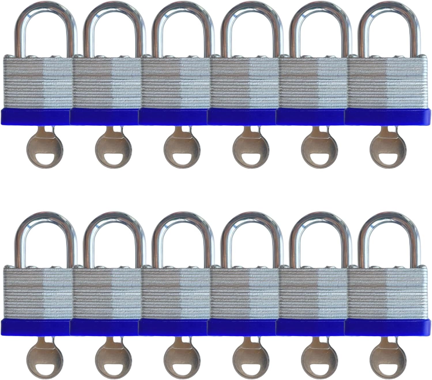 Amztip Lock Outdoor Padlocks, Laminated keyed Padlock, 1-9/16 in Wide ...