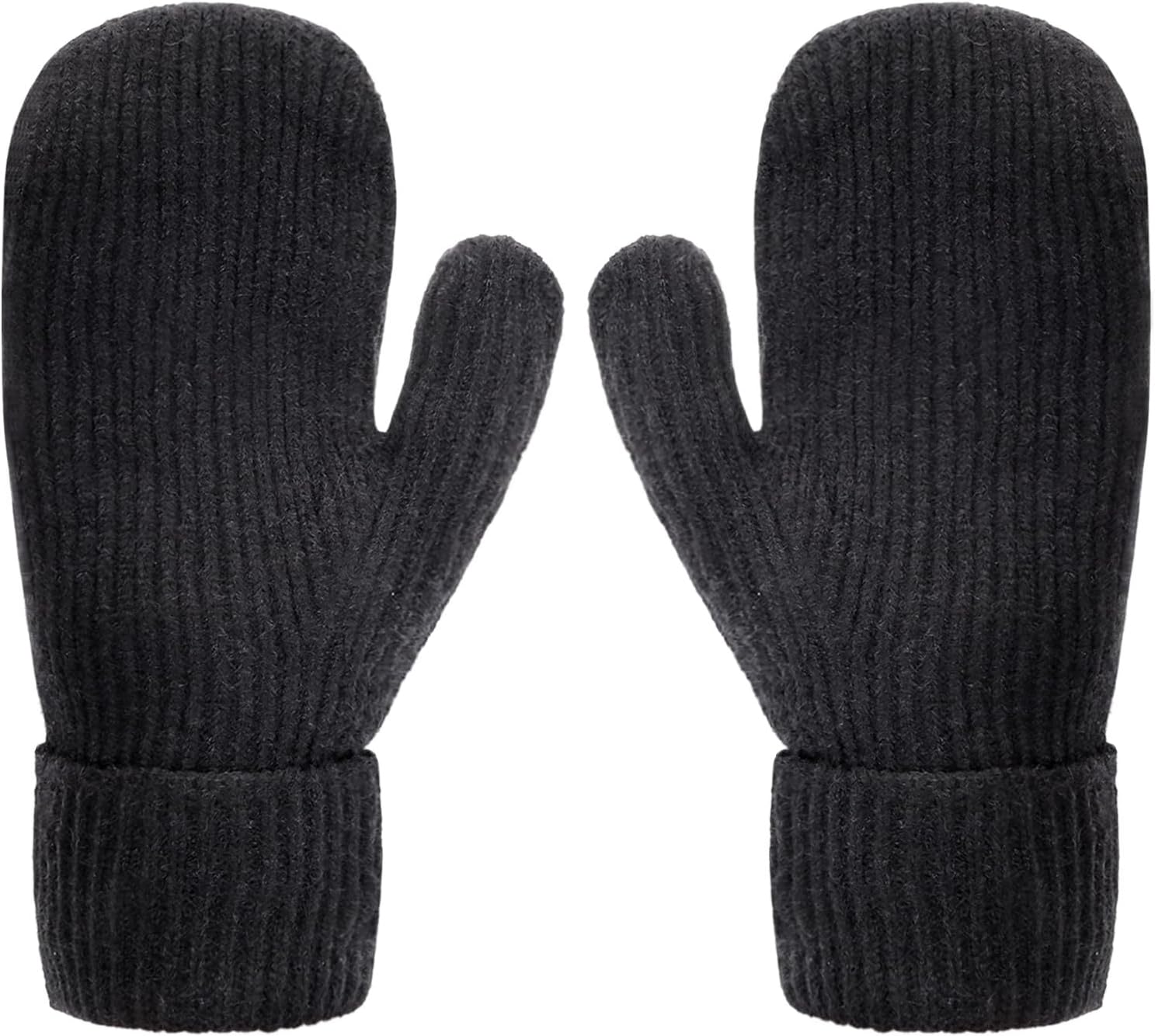 Sdfvsdg Winter Mittens for Men Women Winter Knitted Gloves Knit ...