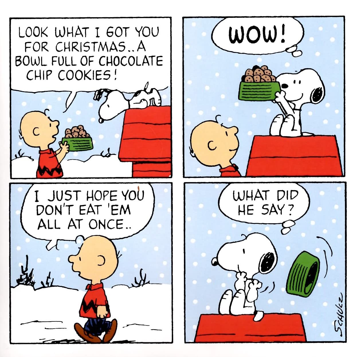 Snoopy Christmas Comic The FiveCentsPlease Blog: A Very Classic