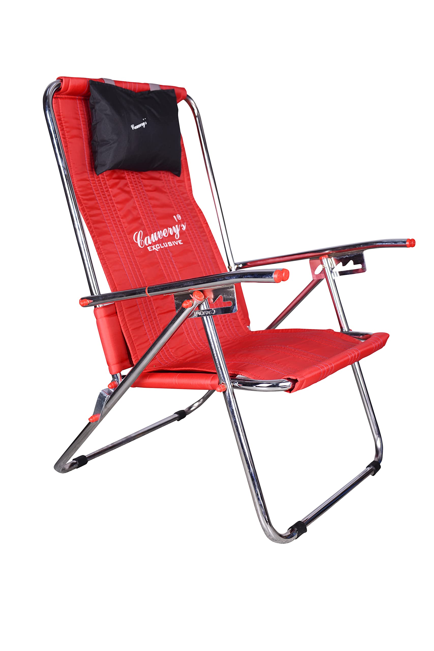 cauvery Folding Indoor/Outdoor Easy Chair for Lawn|Portable and ...