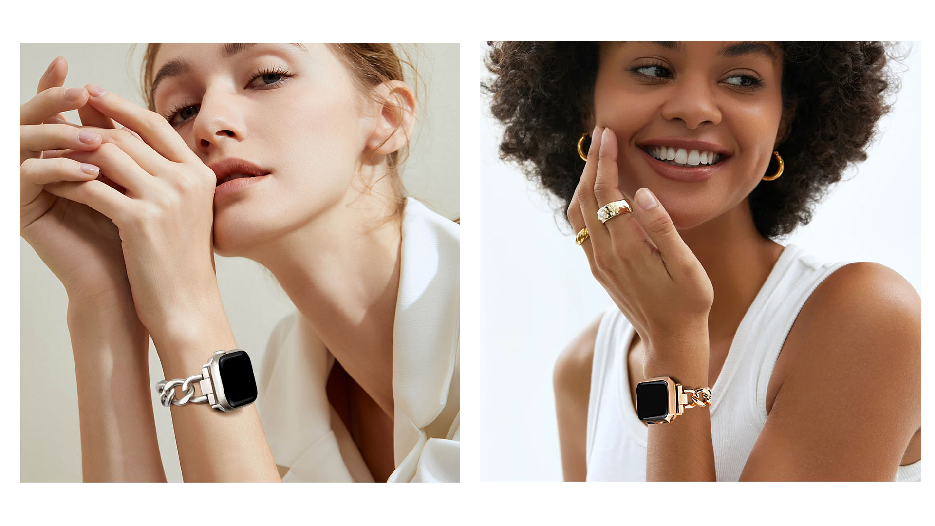 Watch JD.RM Stylish Single Chain Watch Band for Apple Watch on Amazon Live