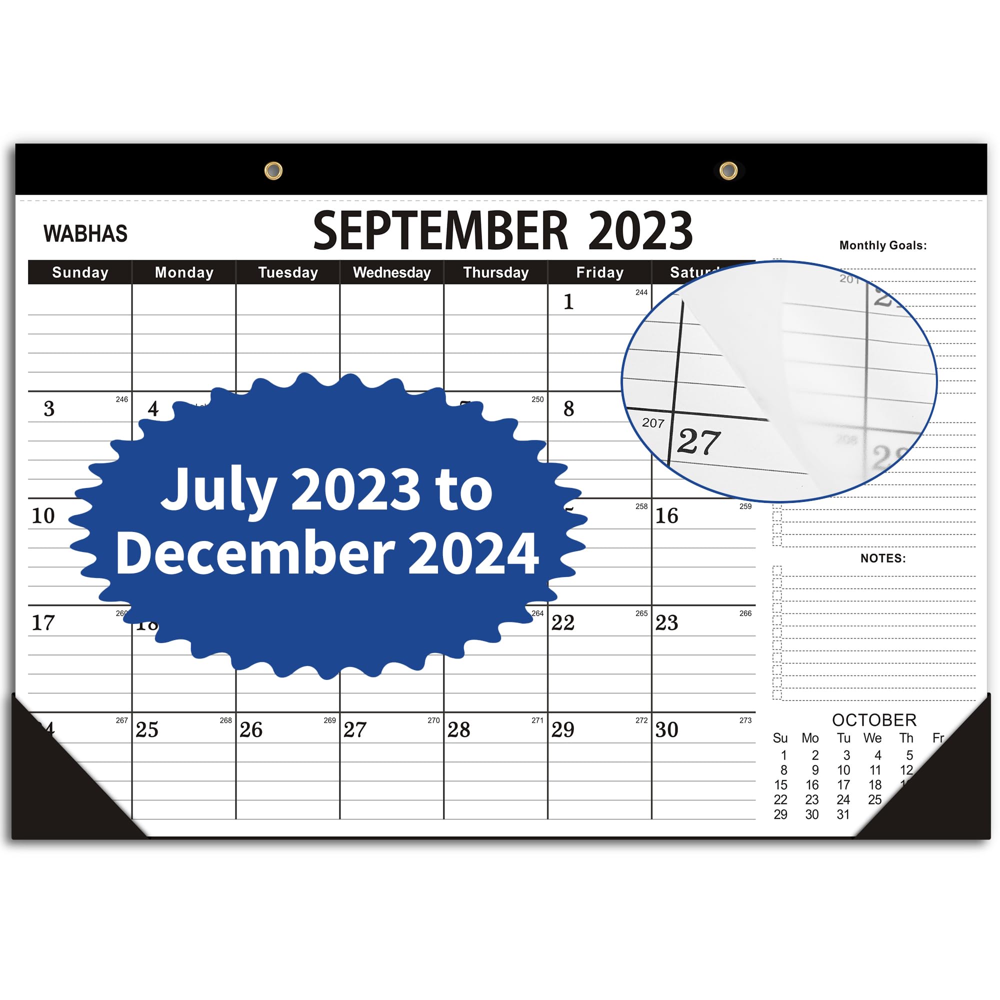 Snapklik.com : Desk Calendar 2023-2024,July 2023- December 2024