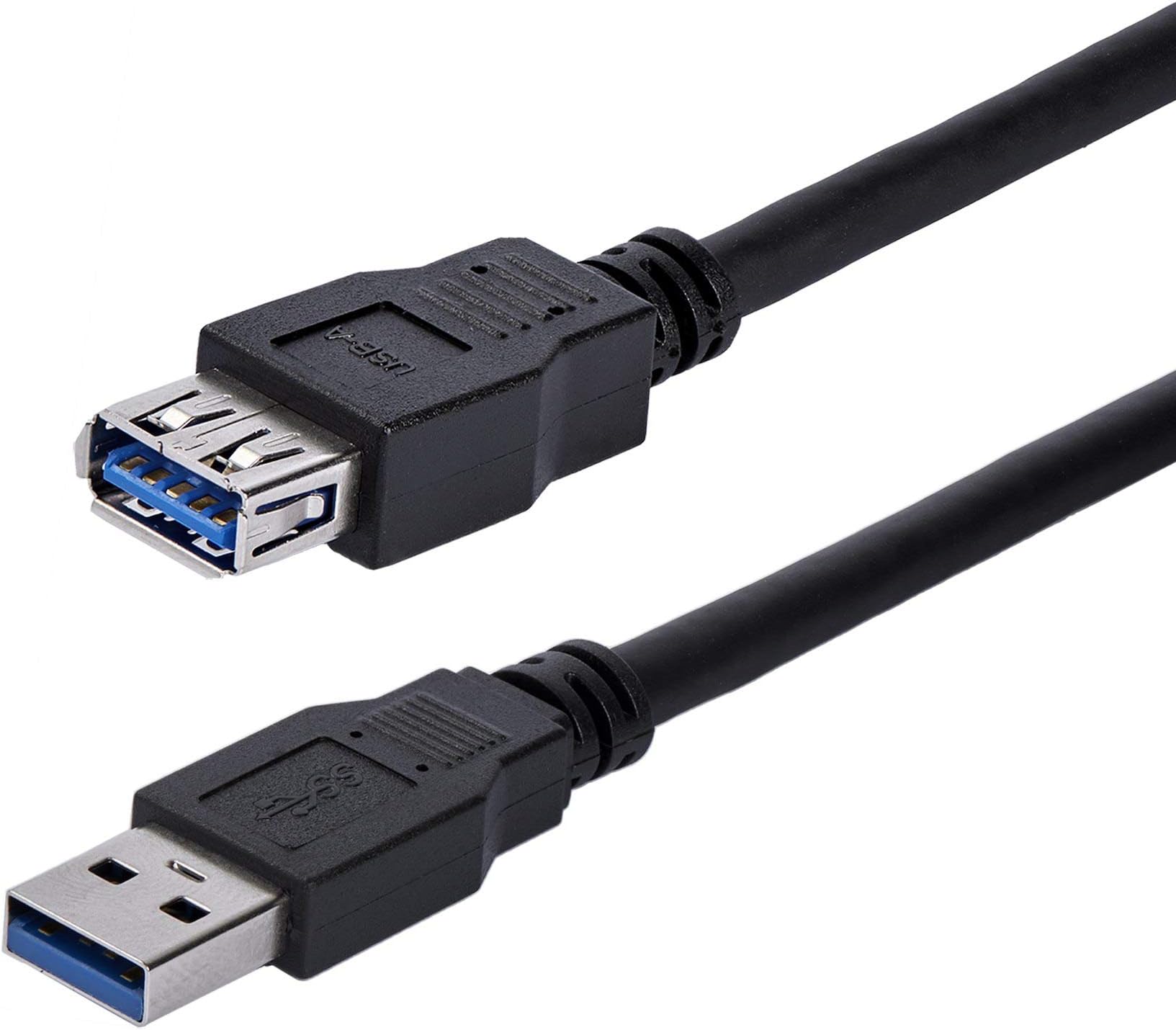 Amazon.com: StarTech.com 1m Black SuperSpeed USB 3.0 Extension Cable A ...