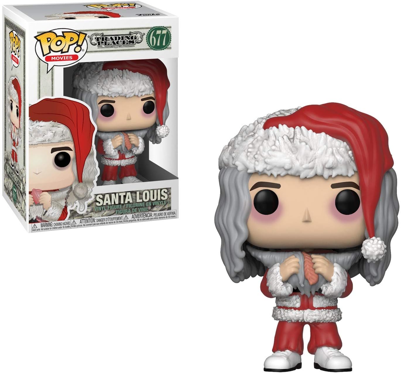 Amazon.com: Funko Pop Movies: Trading Places - Santa Louis with Salmon ...