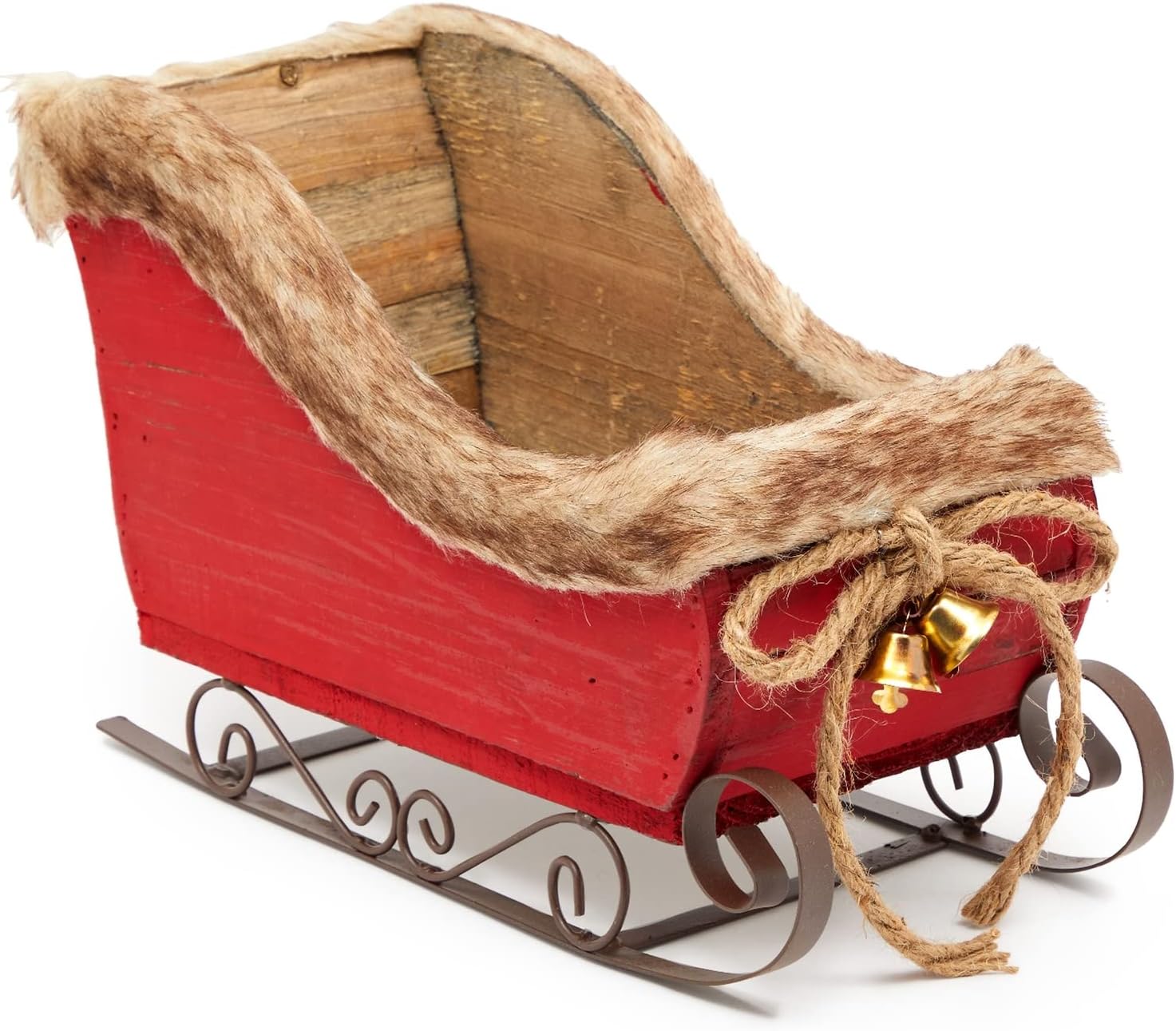 Santa Sleigh - Indoor Christmas Decoration - Perfect as Artificial ...