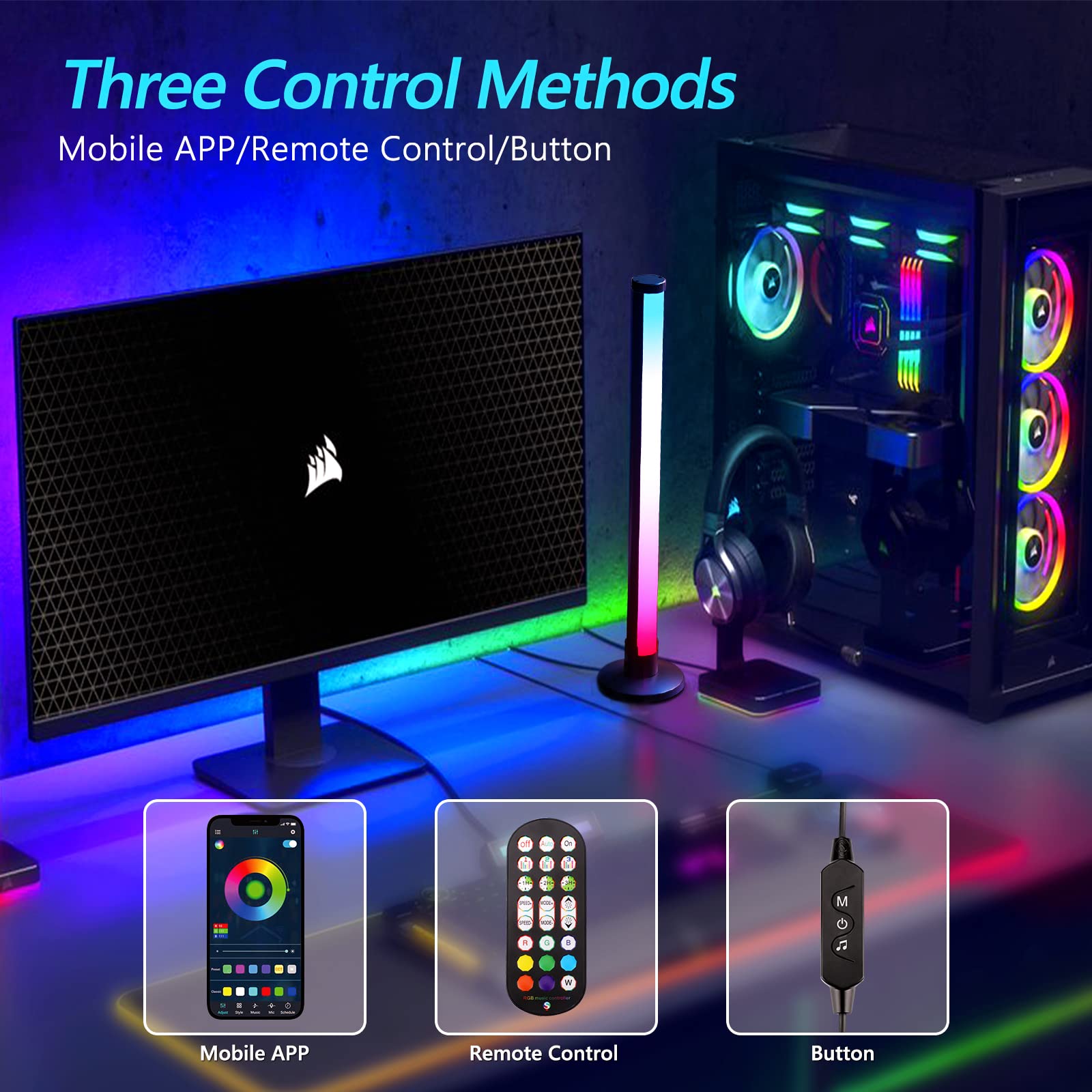 Buy Smart Light Bar, bedee Smart LED Light Bars, Smart Flow Light Bars ...