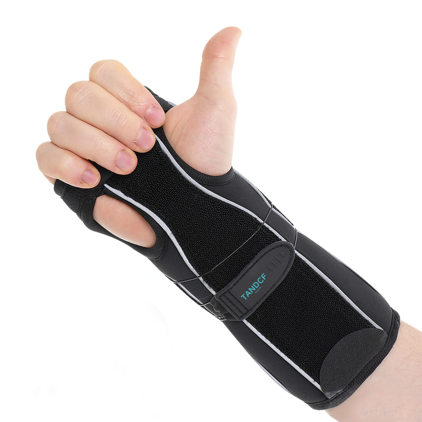Tandcf Universal Carpal Tunnel Wrist Brace Forearm Hand Brace Splint ...