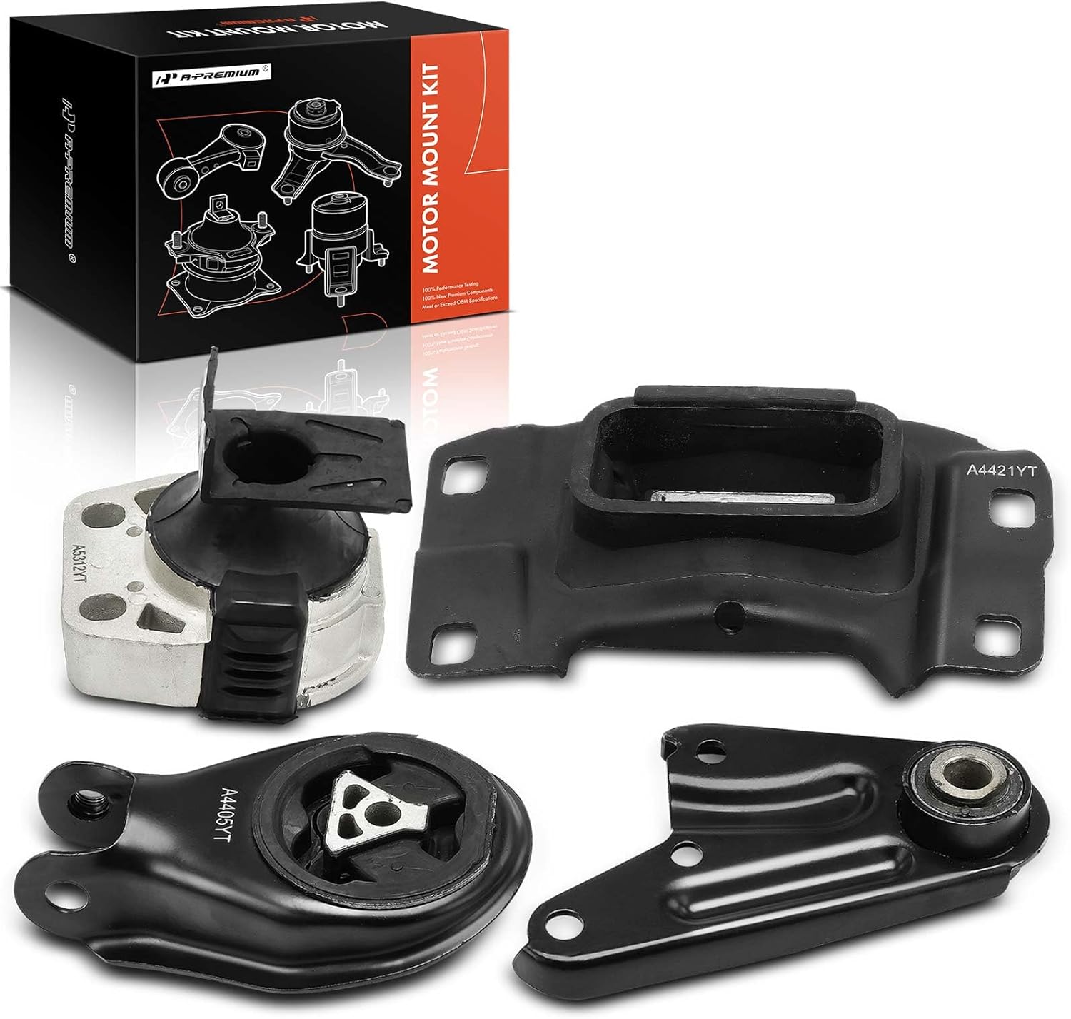 Amazon.com: A-Premium Engine Motor Mount and Transmission Mount and Torque Strut Mount Kit ...