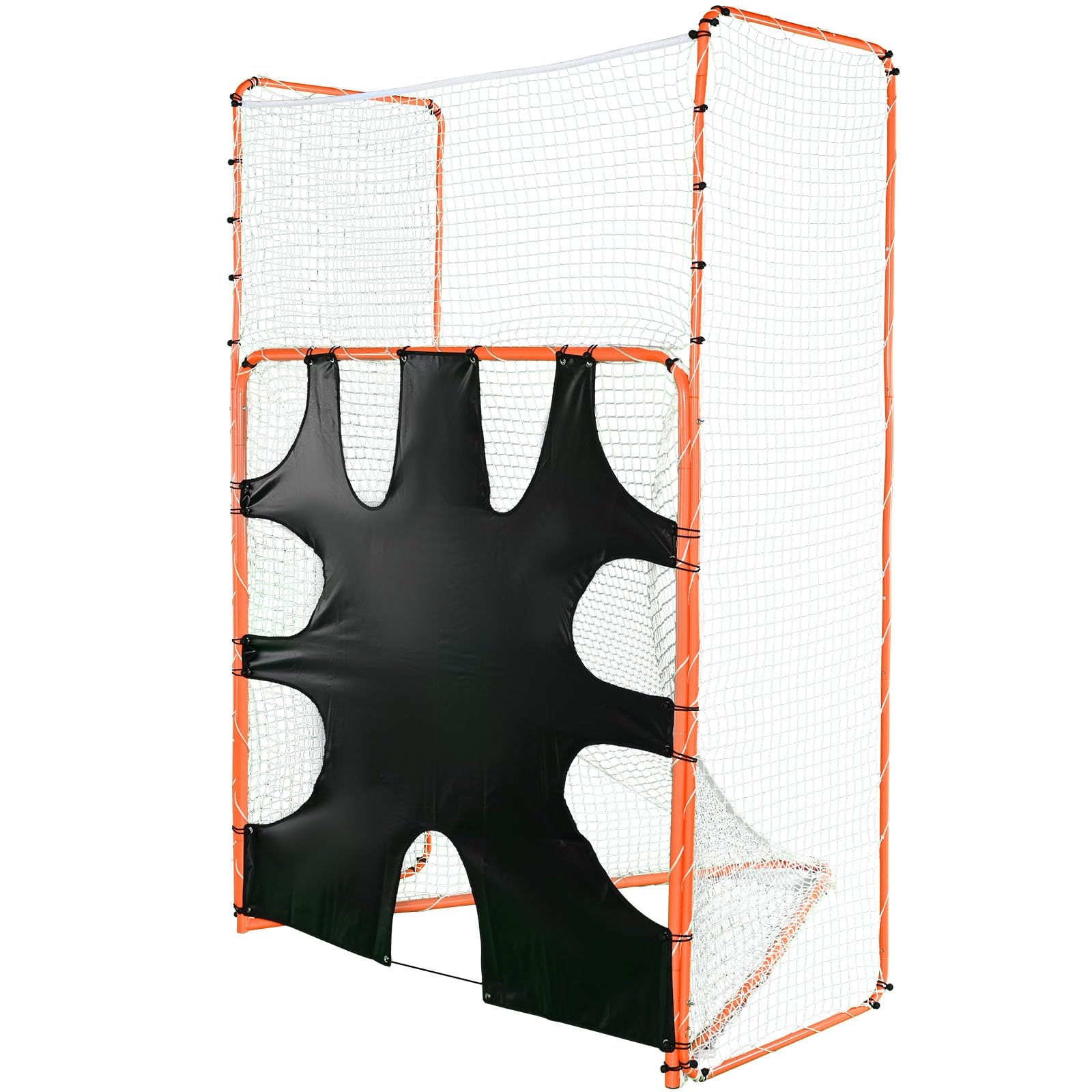 VEVOR 3-IN-1 Lacrosse Goal with Backstop and Target, 12' x 9' Lacrosse ...