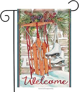 Amazon.com : Carson Garden Flag - Sled and Skates : Sports & Outdoors