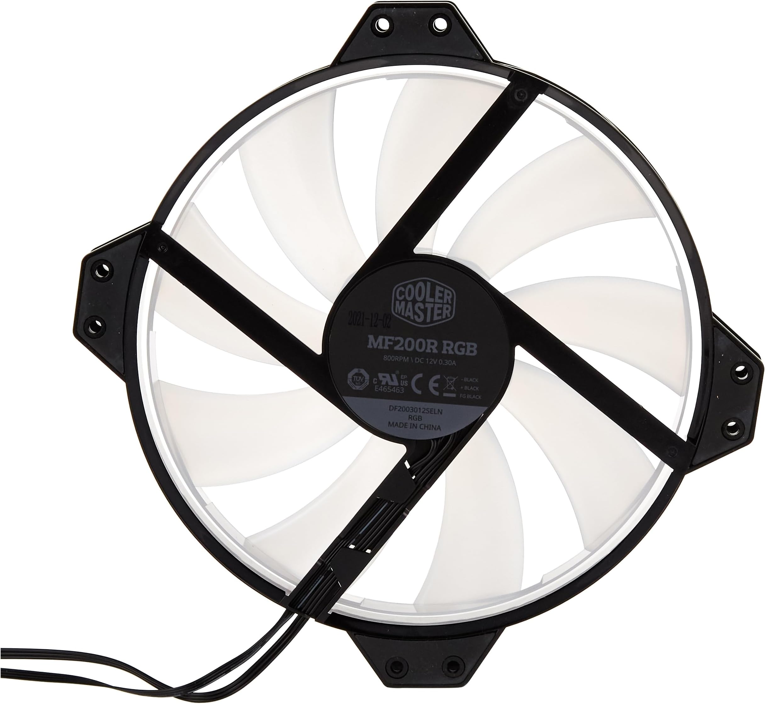 Amazon.com: Cooler Master MF200R RGB - Premium-Quality 200mm Hybrid ...