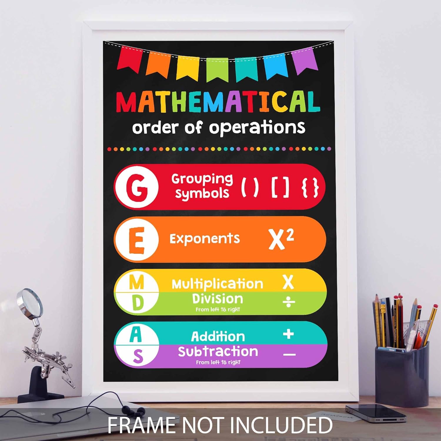 Math Order of Operations Poster for Classroom Decor Philippines | Ubuy