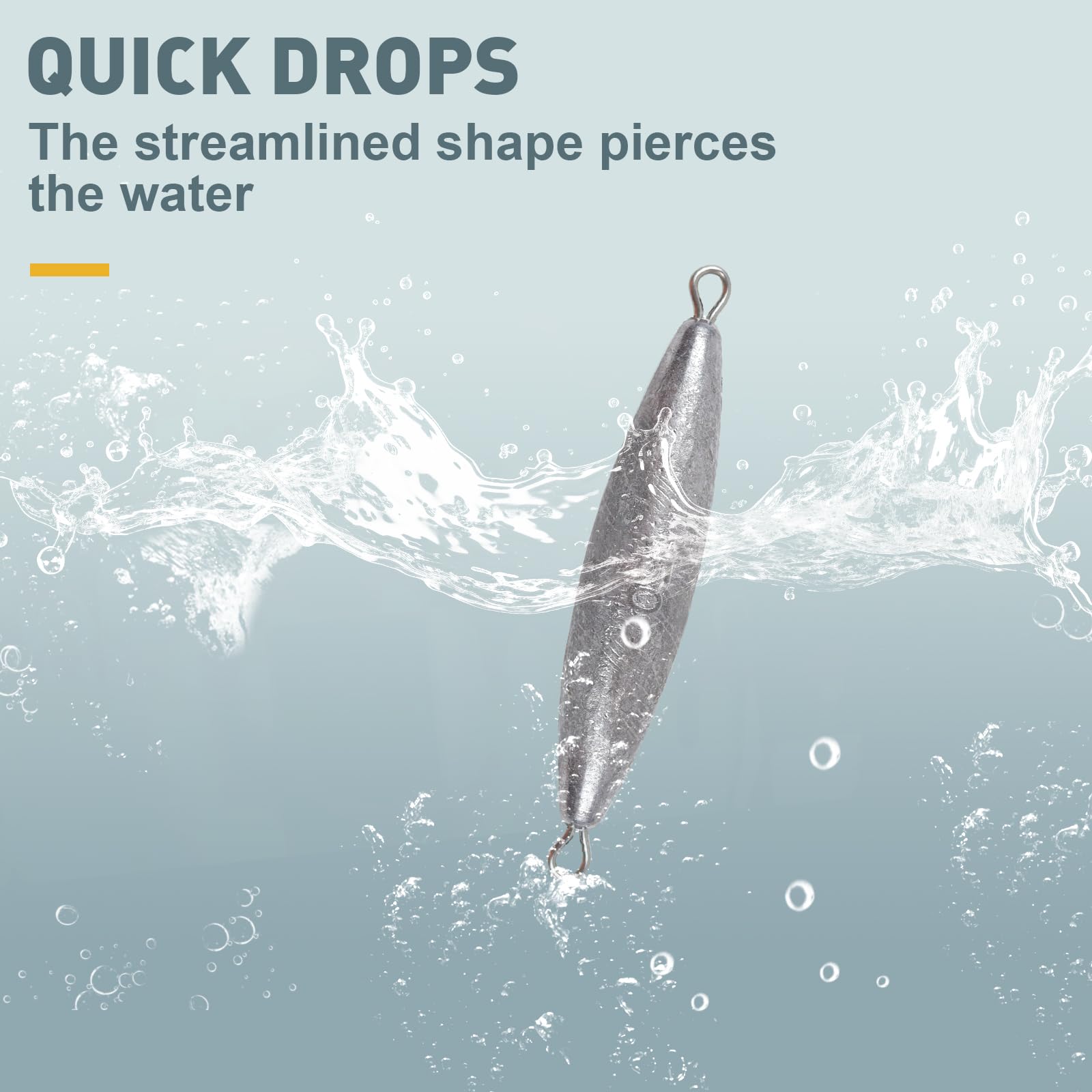 Snapklik.com : Through Wire Inline Torpedo Sinkers, Saltwater Bullet ...