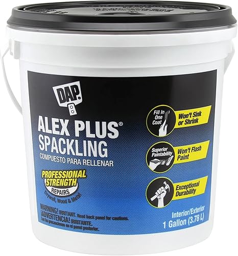 DAP 18747 Alex Plus Gallon Spackling, 1 Gallon, White - Amazon.com