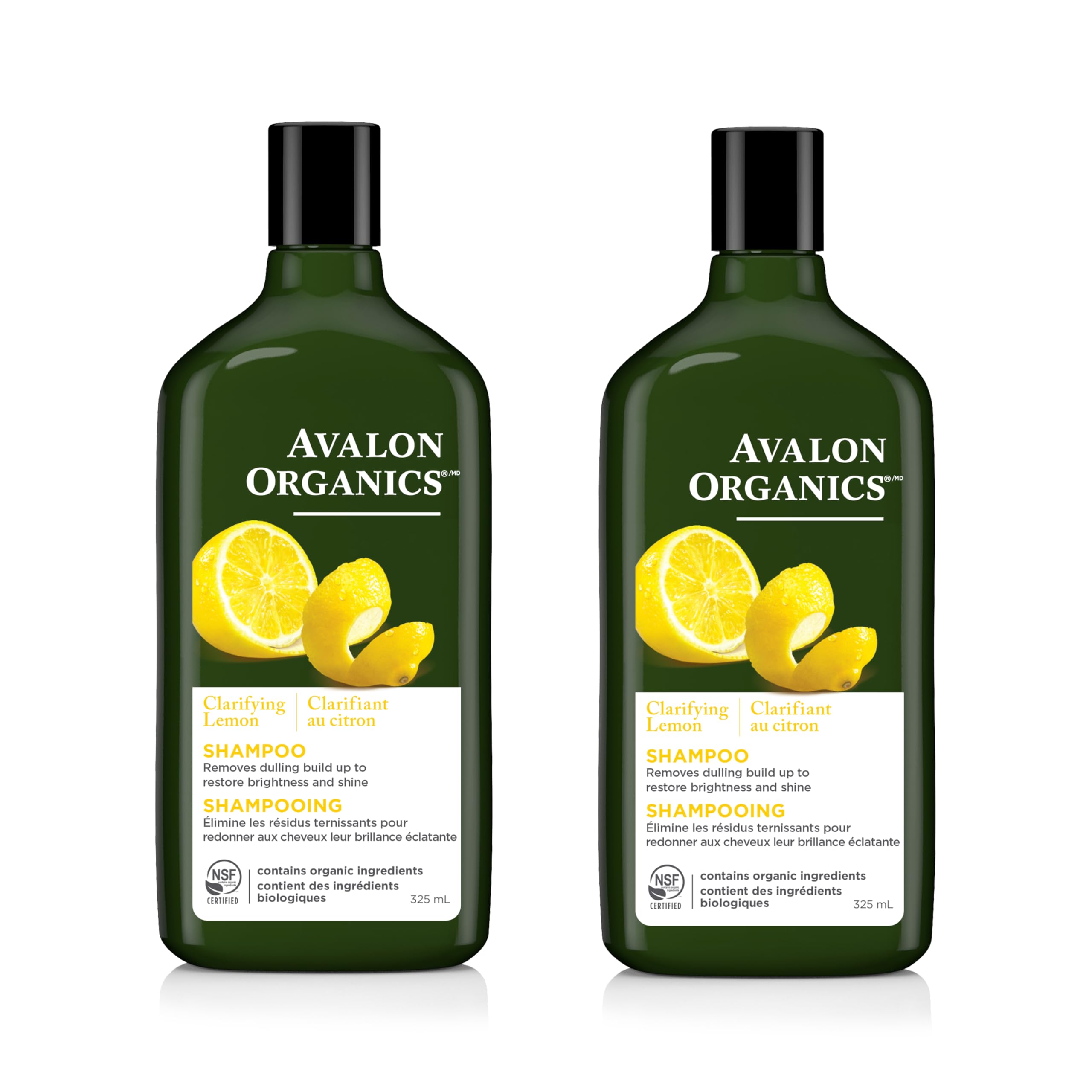 Avalon Organics Clarifying Lemon Shampoo, Removes Buildup to Restore ...