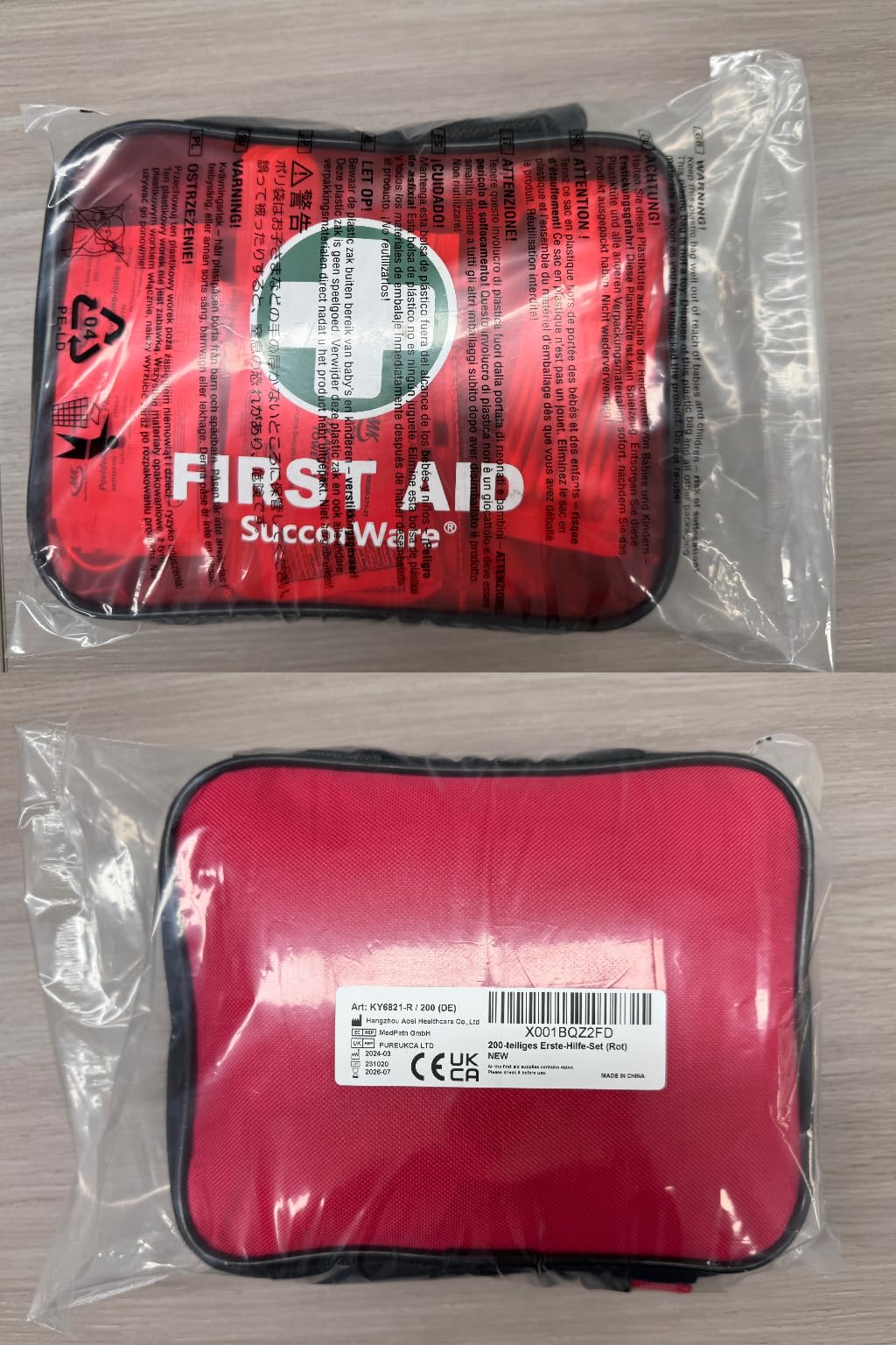 200 Pieces First Aid Kit with...B08CB1VXY9 | Encarguelo.com
