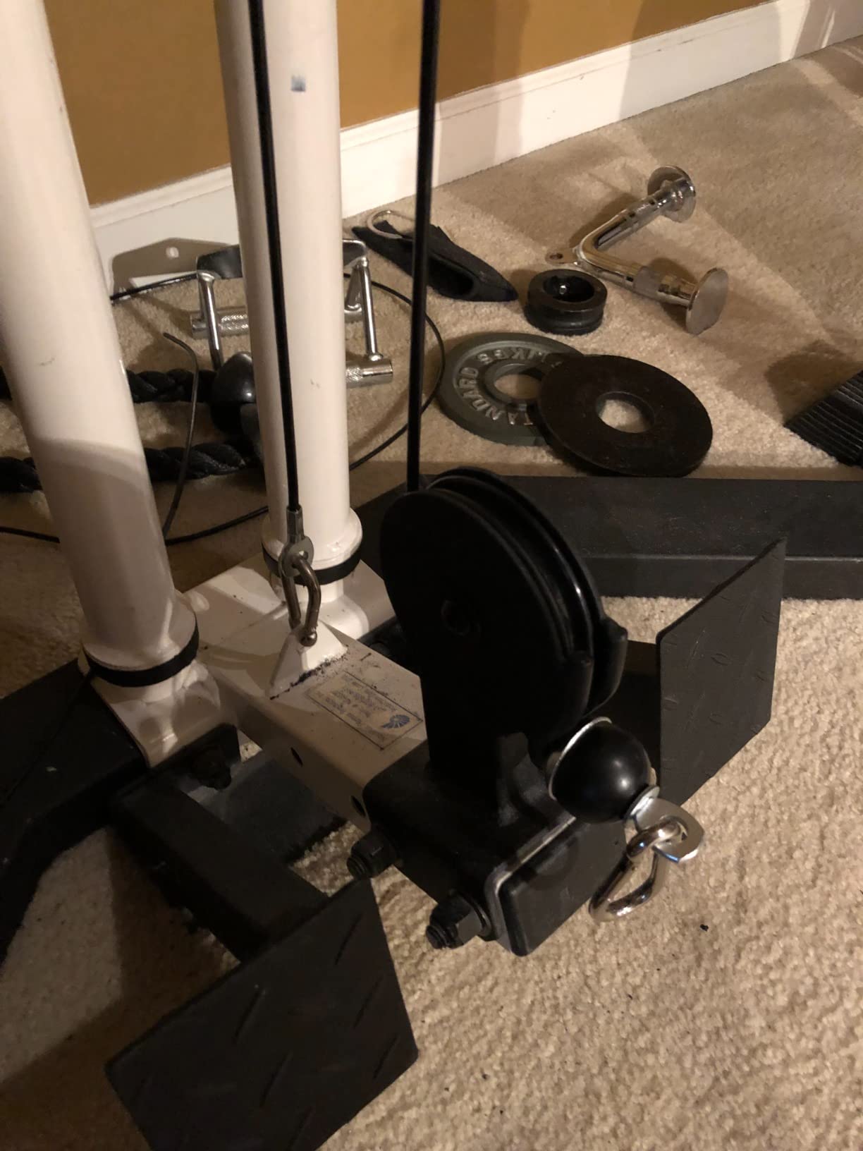 $2/mo - Finance J Bryant Fitness Gym Replacement Cable Fitness Pulley ...