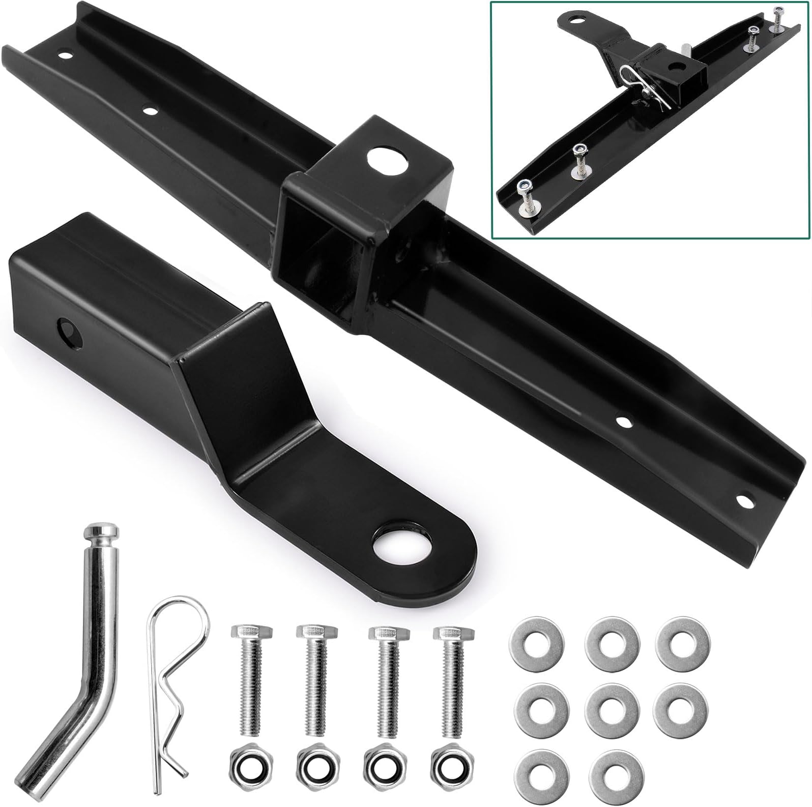 Amazon.com: Golf CART Trailer Hitch, FITS ON Backseat FOOTREST ...