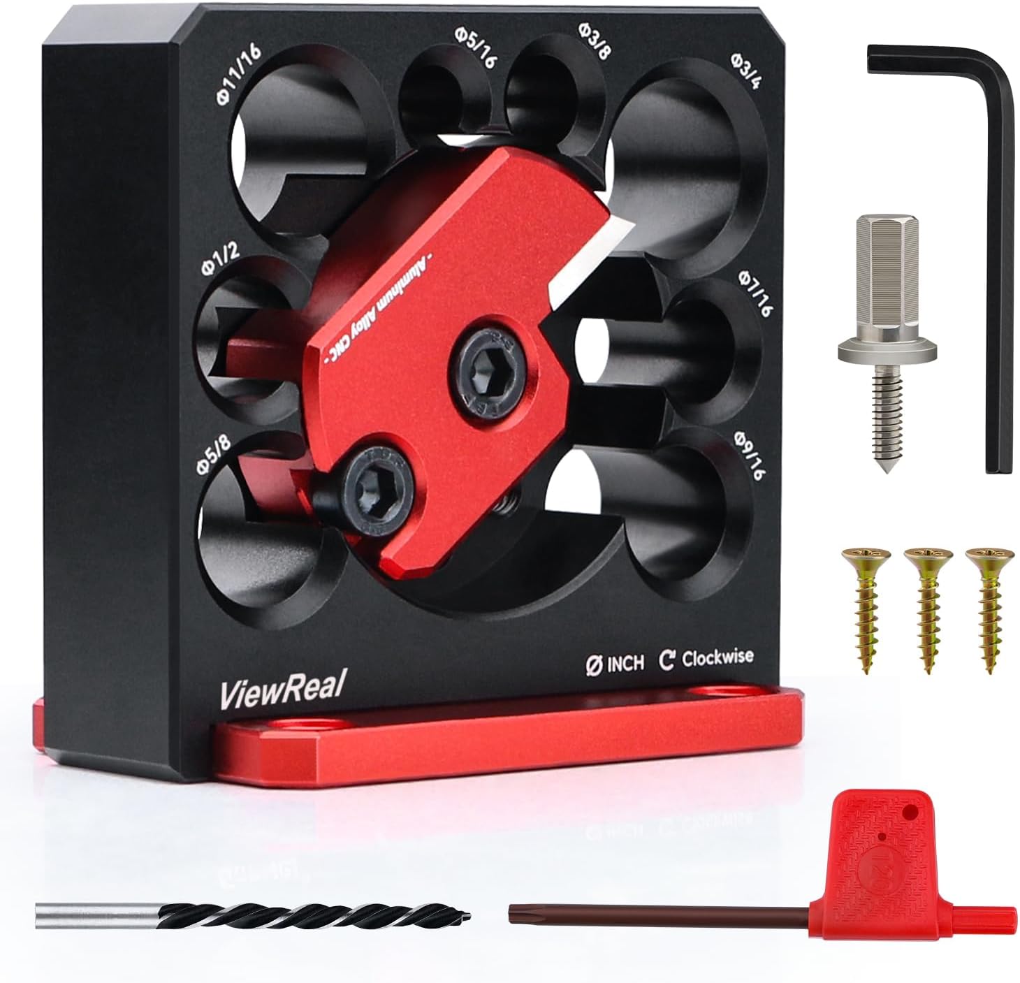 8-Piece Dowel Maker Jig Kit with Carbide Inserts - Precision Aluminum ...