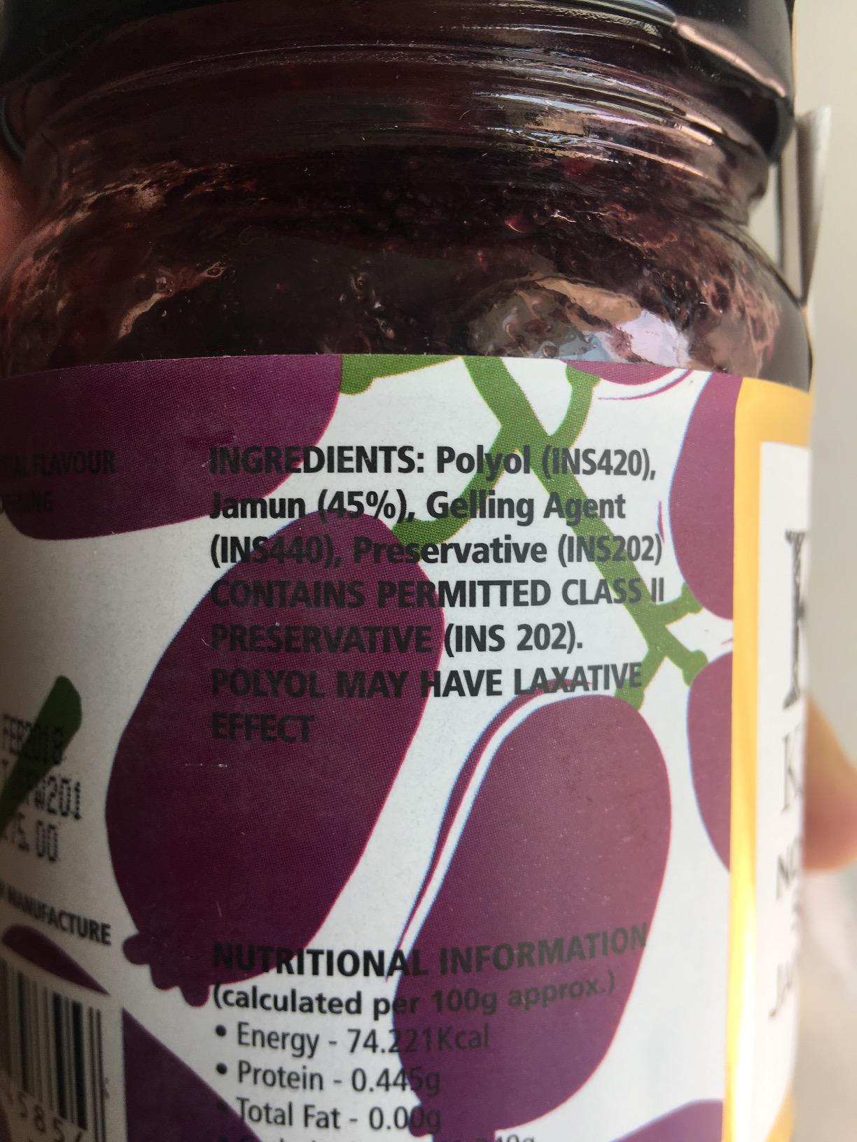 K's Kitchen No Added Sugar Jamun Jam 330gm Loved by Karen Anand | No ...