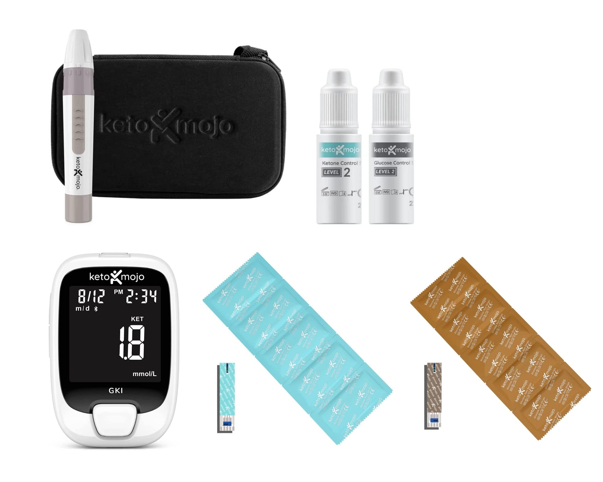 Gki-Bluetooth Blood Glucose & Ketone Meter at Frances Storey blog