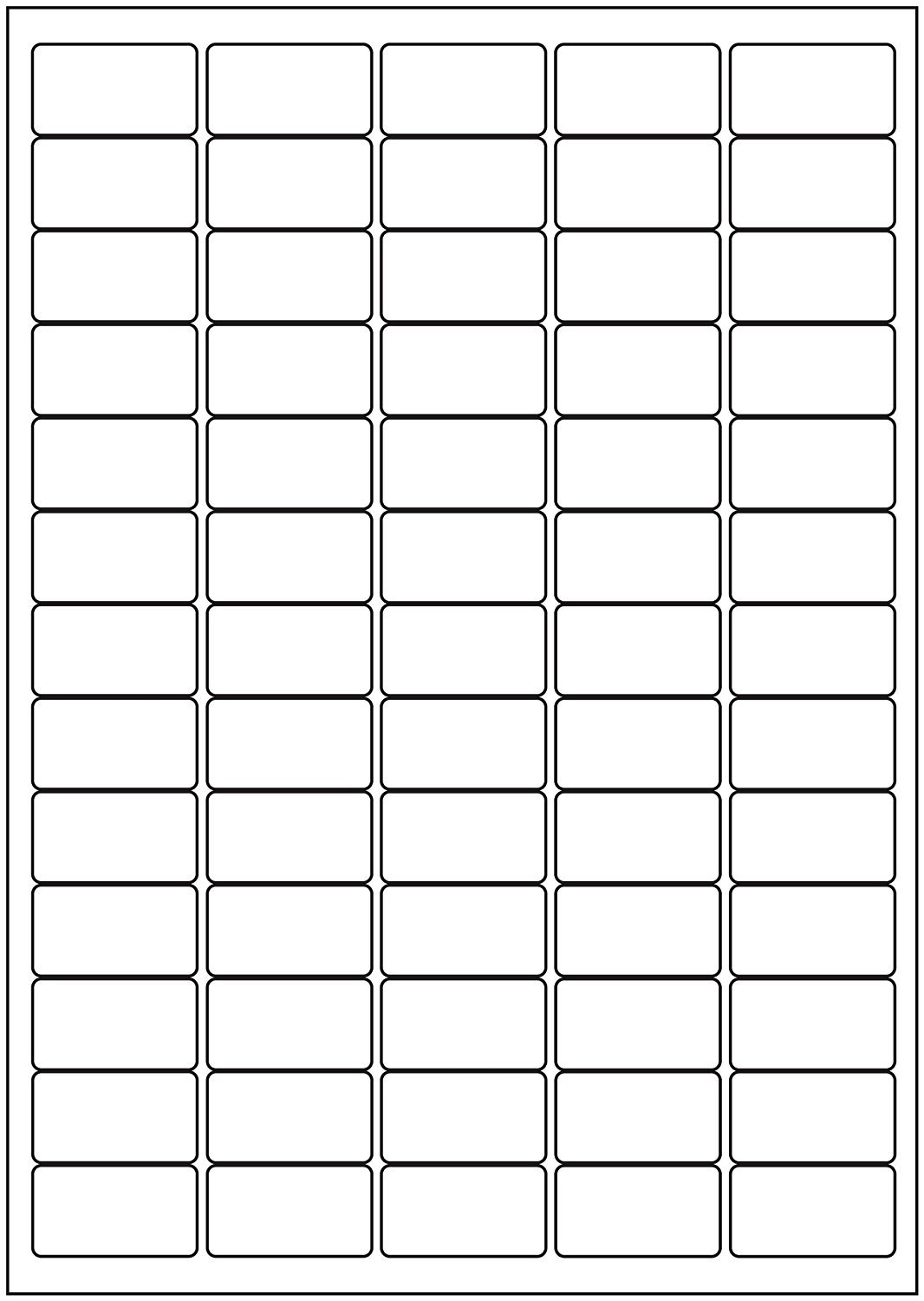 100 Sheets Quality Mini Address Labels 65 per A4 sheet (6500 Labels ...