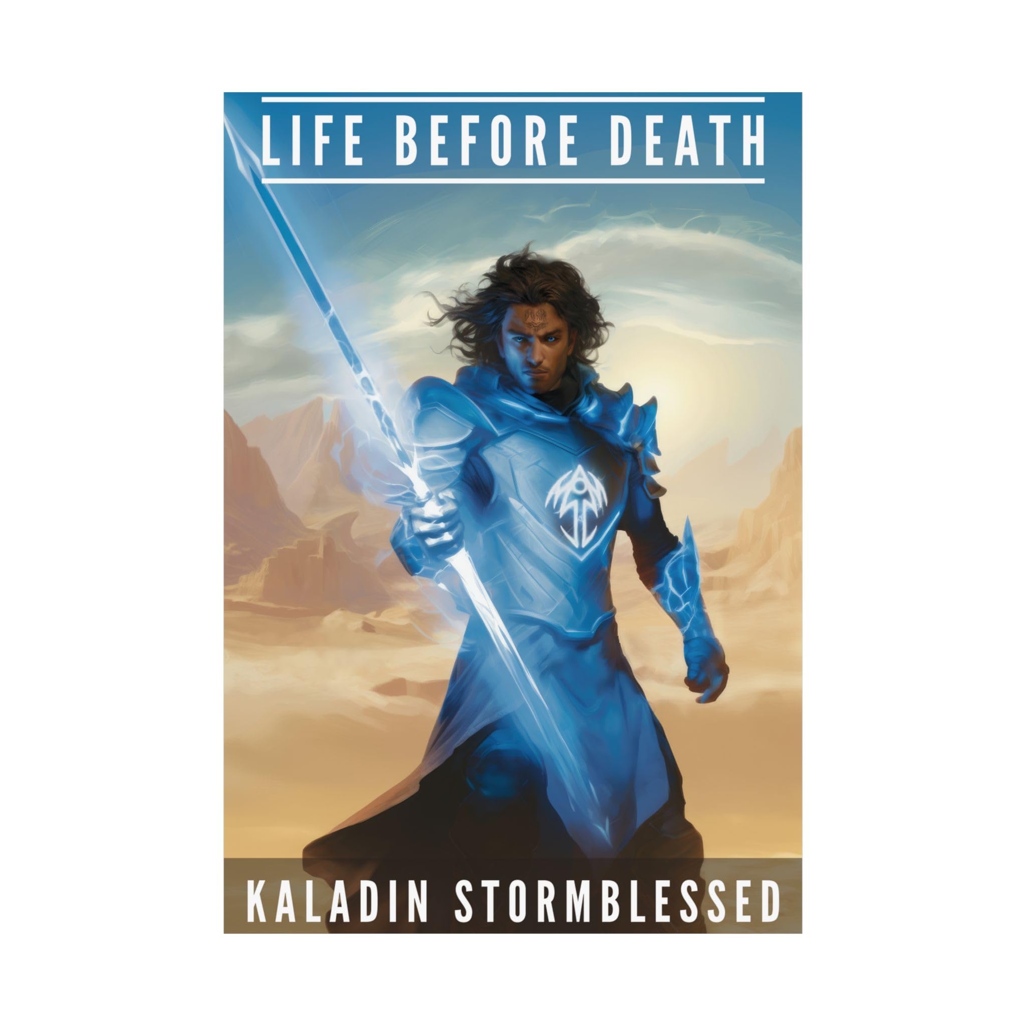 Amazon.com: Kaladin Stormblessed Poster Bridge Four Glyph Kholinar ...