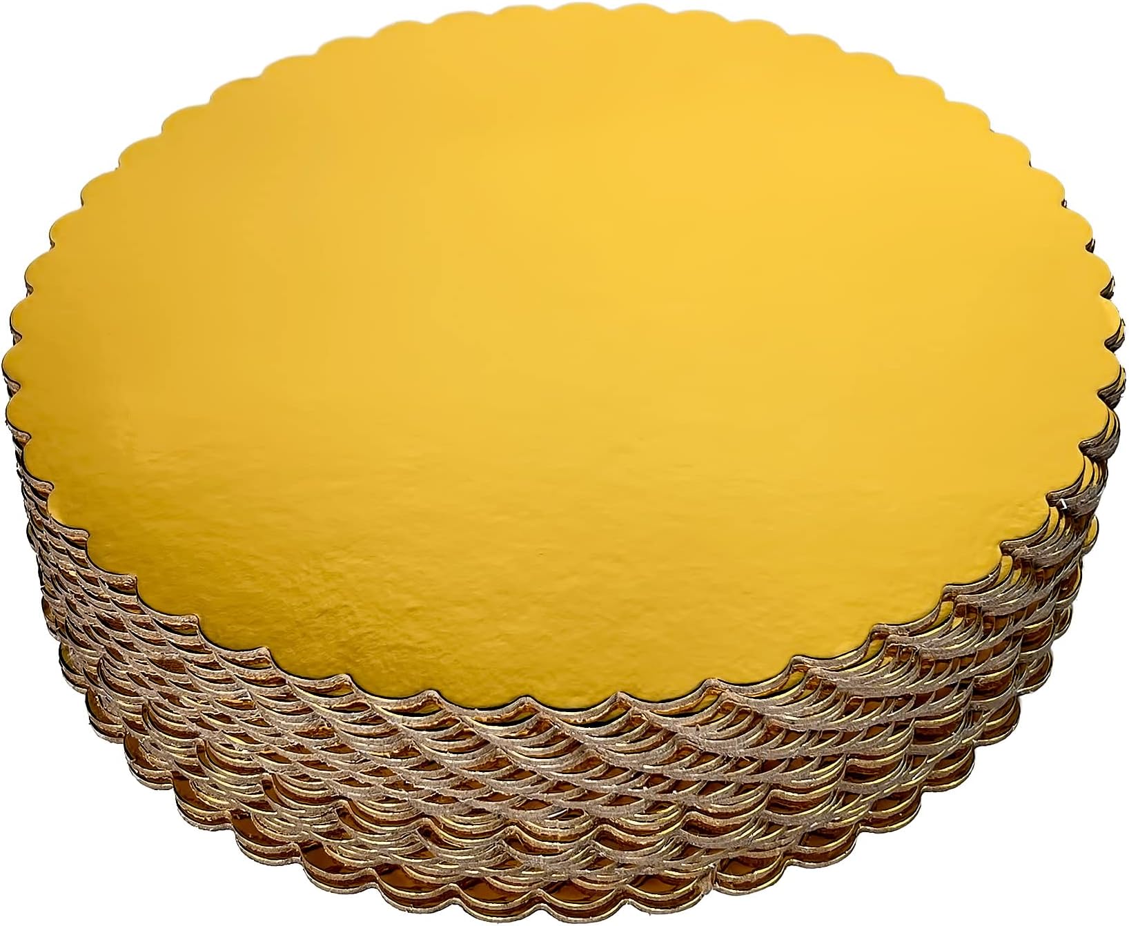Amazon.com | [25pcs] 12" Gold Cakeboard Round,Disposable Cake Circle ...