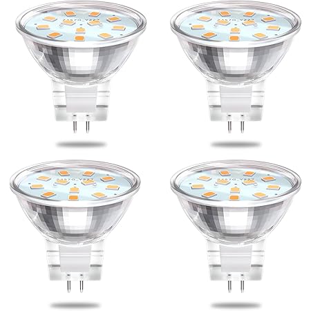 MR11 GU4 LED Bulb 2W AC/DC 12V, Replacement for MR11 12V 20W Halogen ...