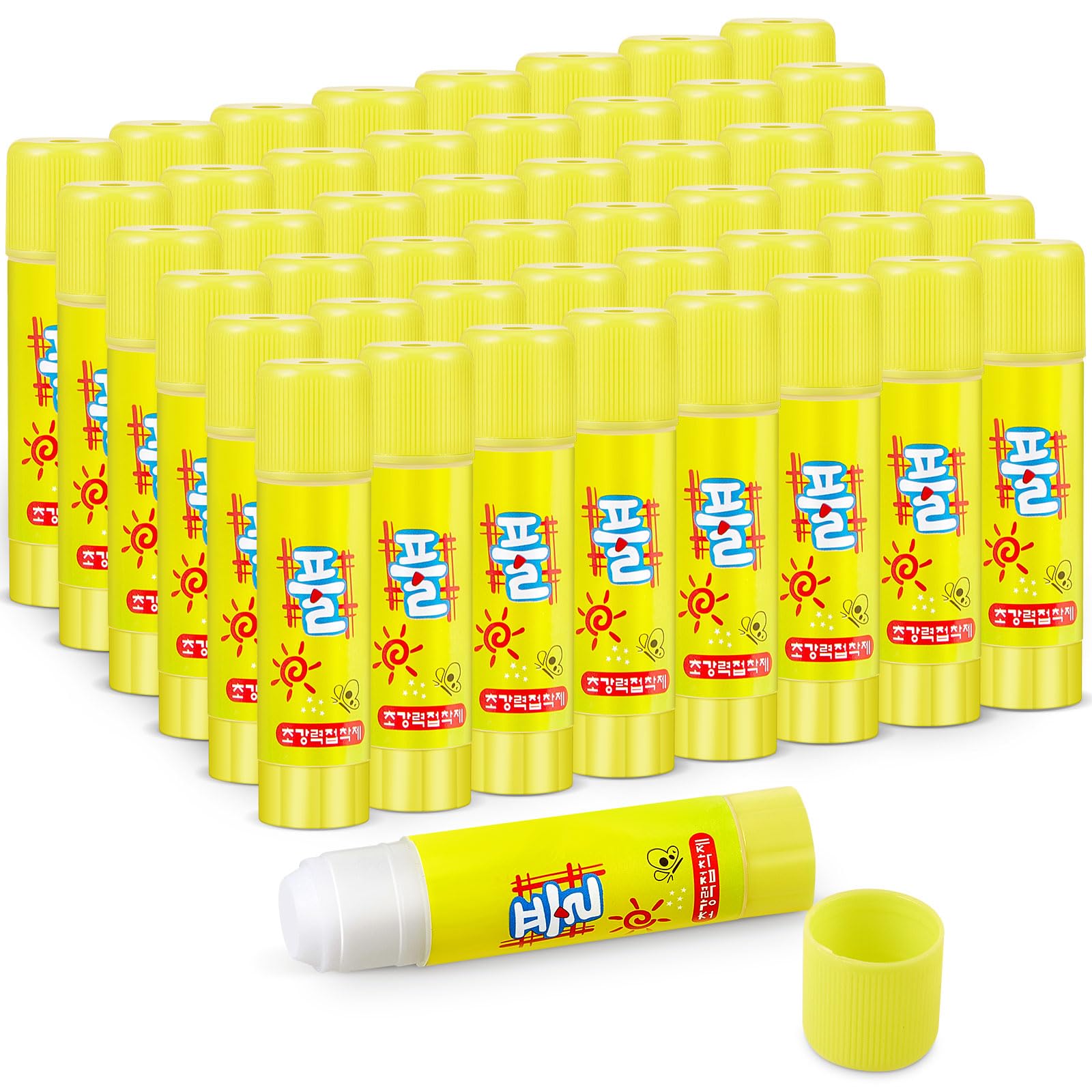Tenare 48 Pcs Glue Stick 9g Craft Glue for Arts and Crafts Activities ...