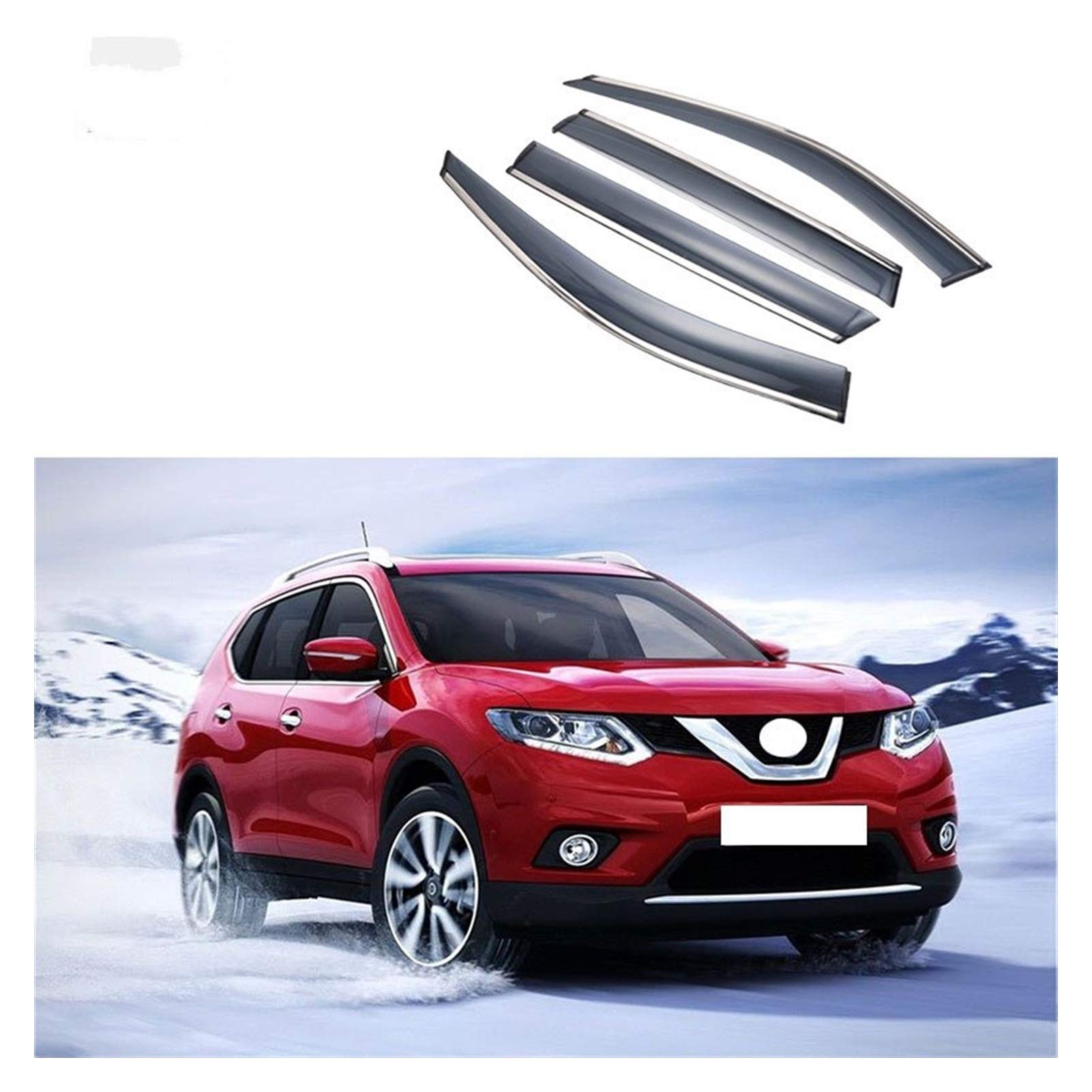 Buy JHDS Wind Deflectors For Nissan X-Trail 2014-2020 Car Window Visor ...