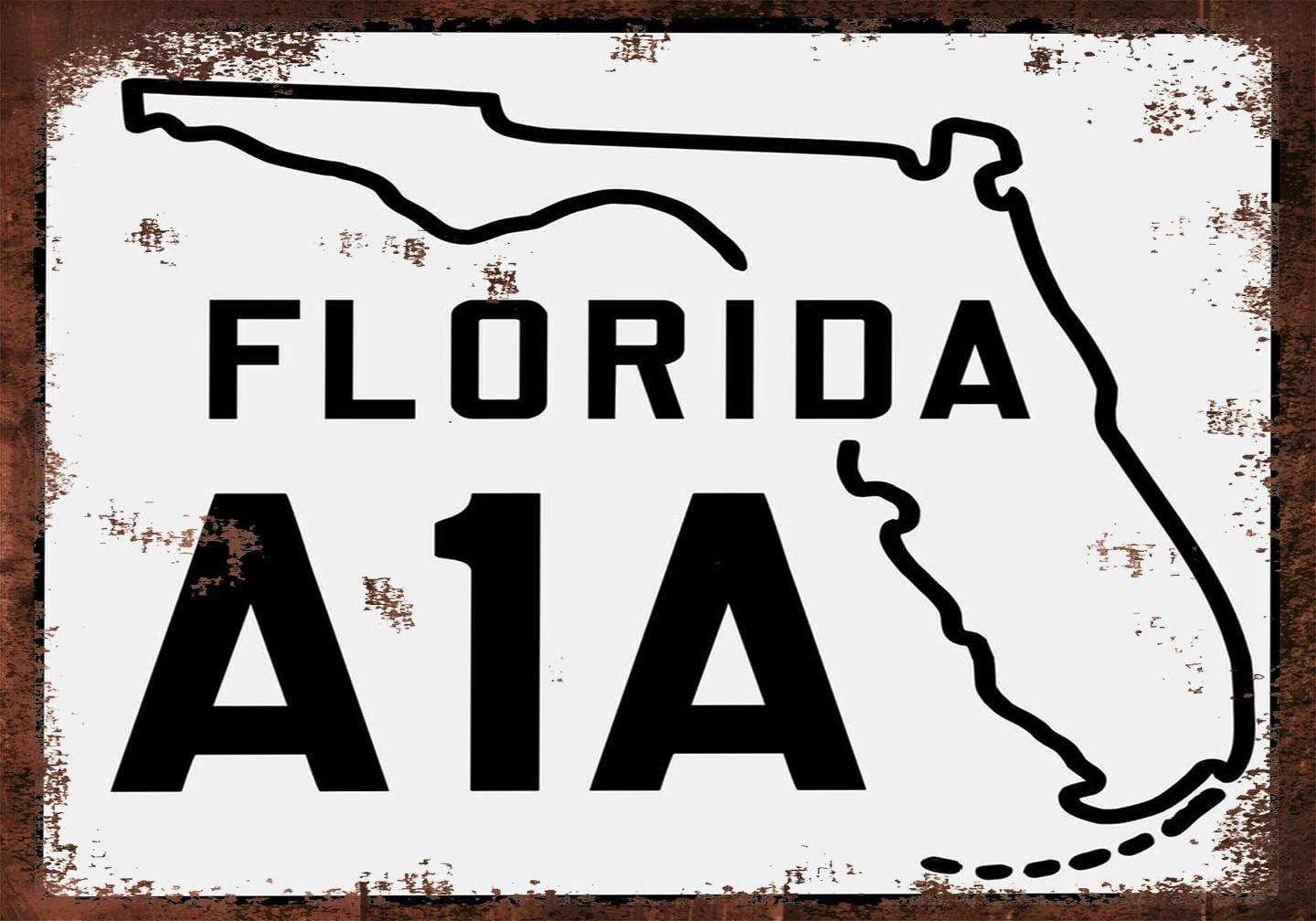 Amazon.com : Florida State Route A1a Highway Marker Road Sign Miami ...