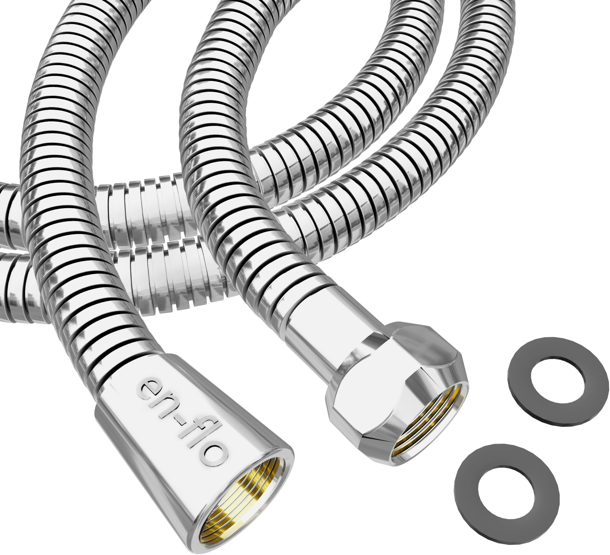 1.75m(69") Shower Hose Stainless Steel Universal Replacement Shower ...