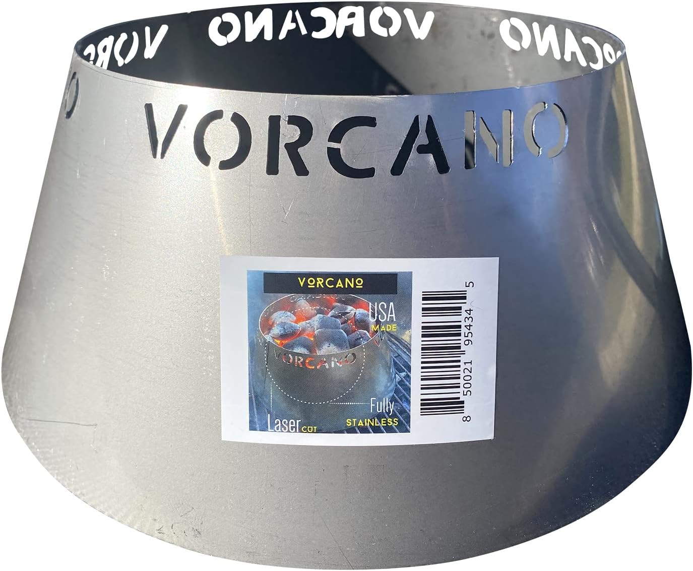 Amazon.com : Vorcano BBQ Brand Stainless Steel Vortex Charcoal Grill ...