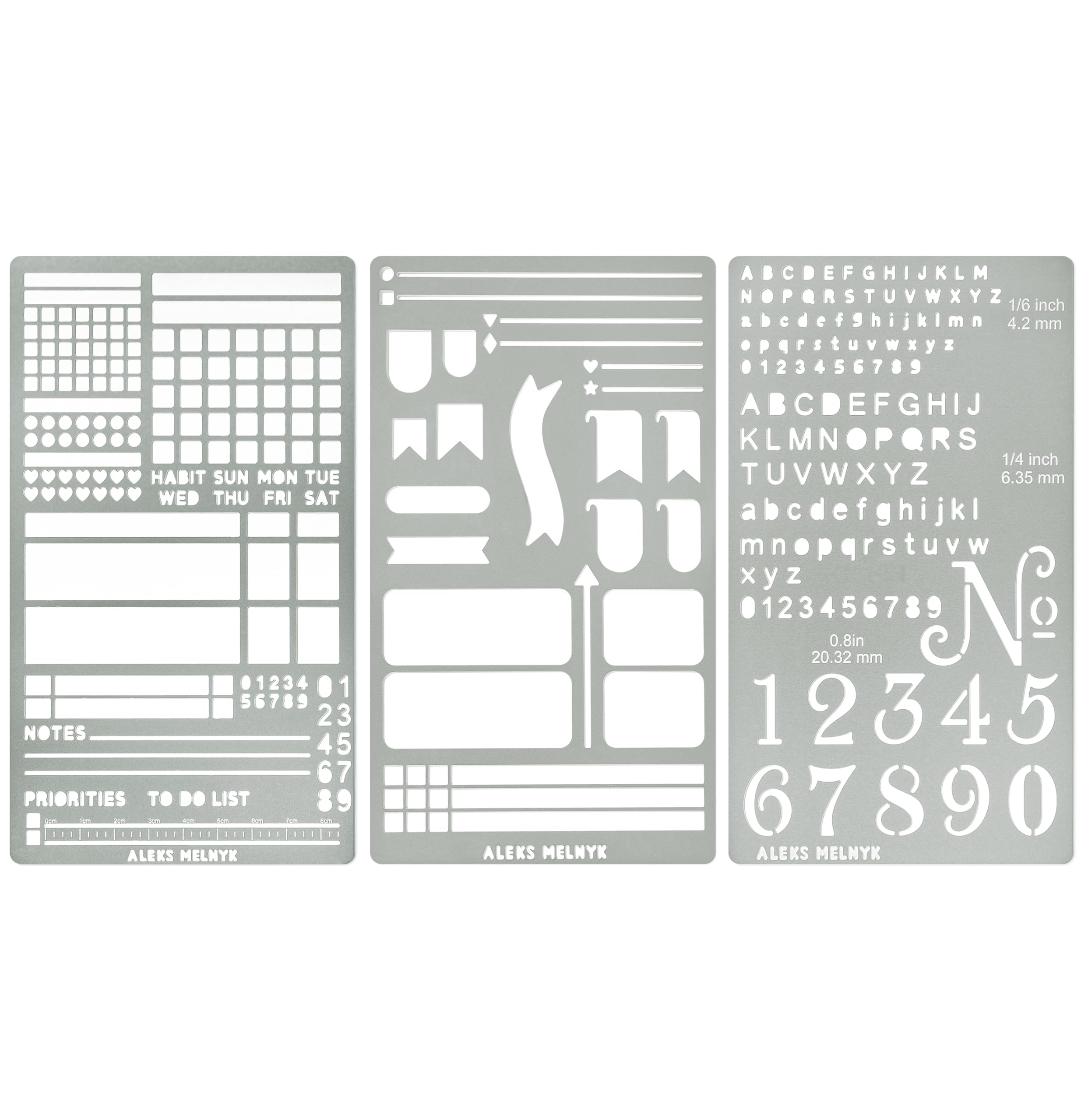 Best Planner Stencils for Creative Organization - Ashley Yeo