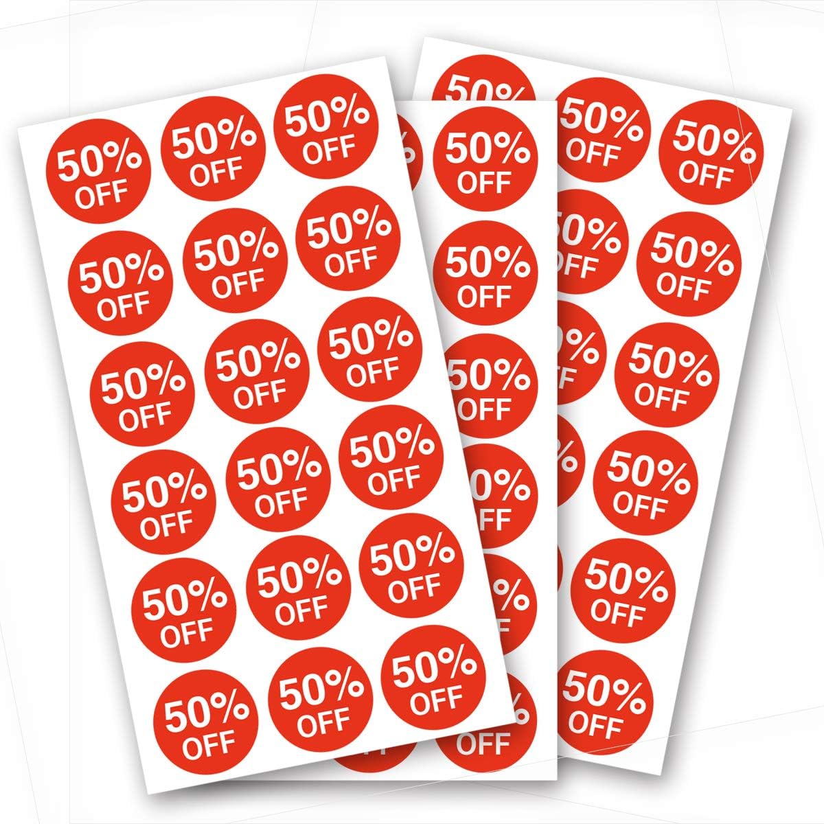 Amazon.com : 50 Percent Off Stickers,Price Stickers for Retail Store 3/ ...