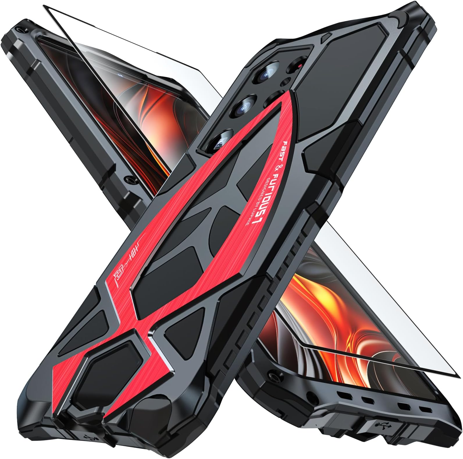 Amazon.com: QiiStar Case for Samsung Galaxy S25 Ultra 5G,Heavy Duty ...