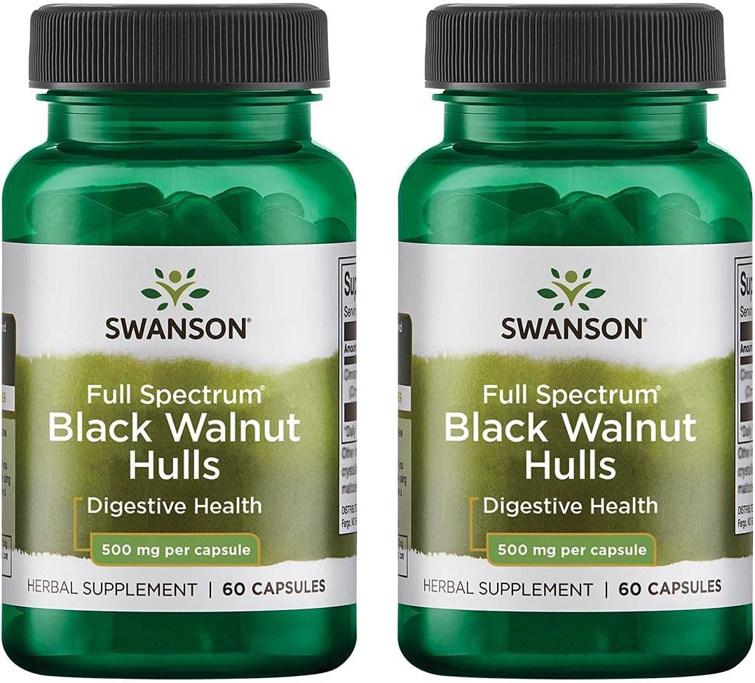 Amazon.com: Black Walnut USDA Organic 60 Capsules | Natural Herbal ...
