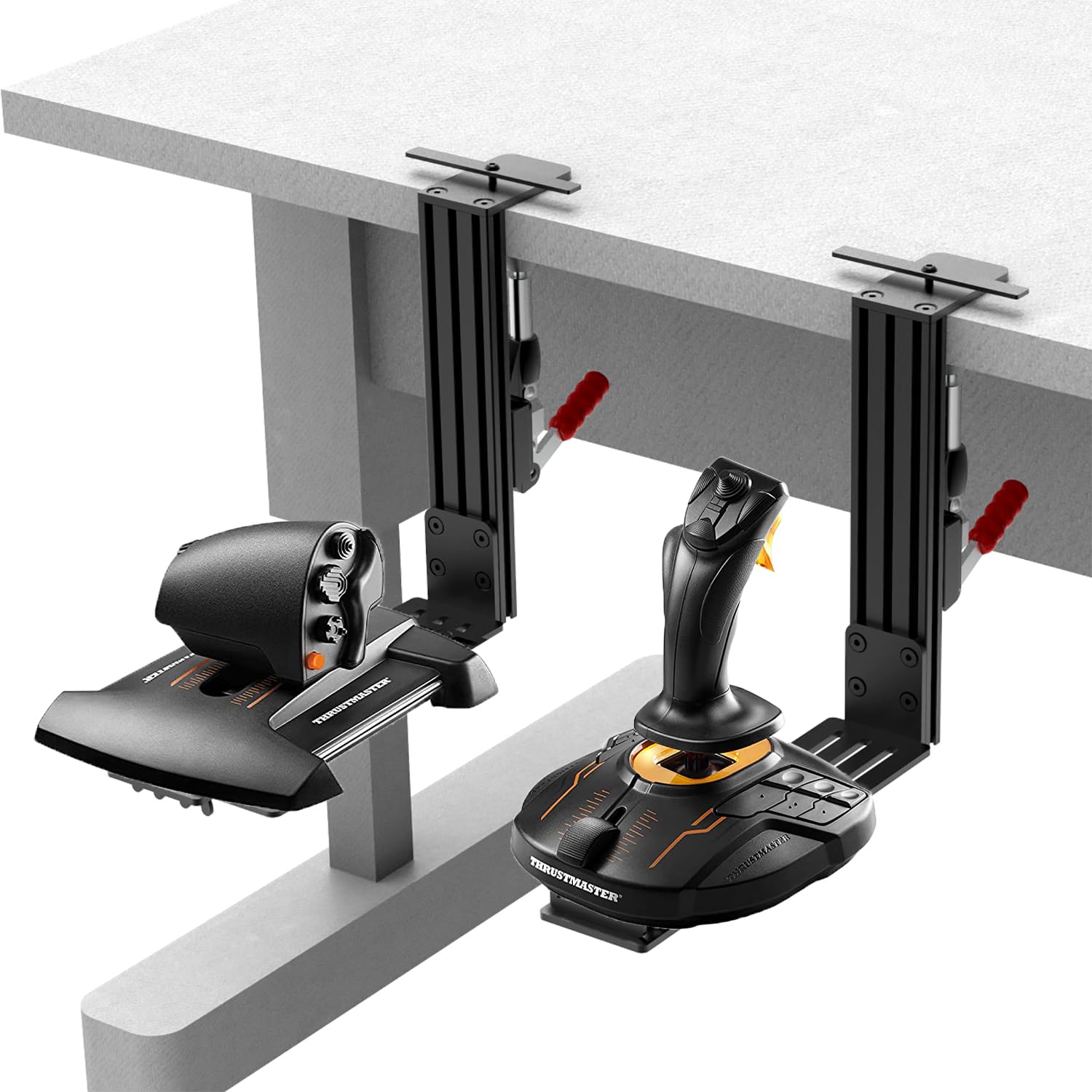 Buy wuutyty 2 Pack Desk Hotas Joystick Compatible With Logitech X52/X52 ...