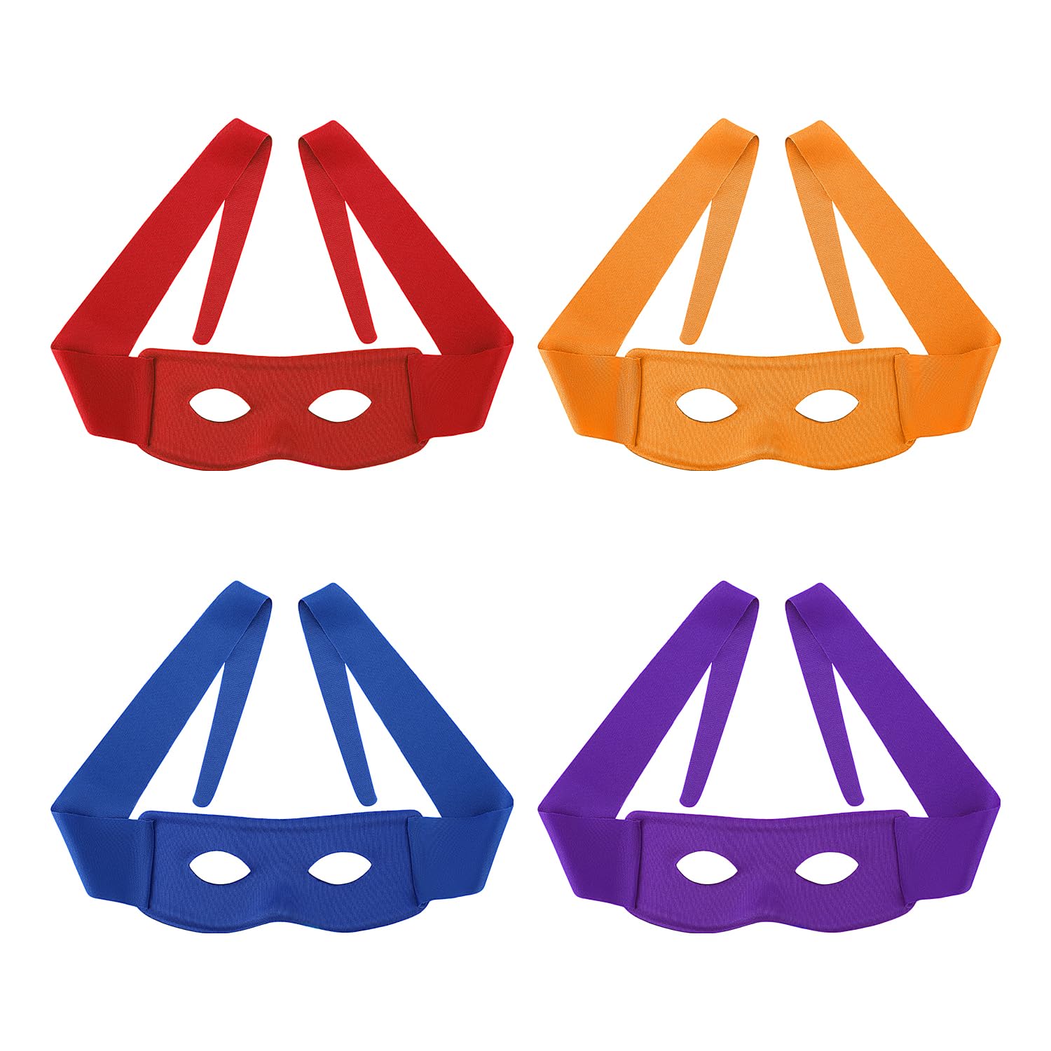 BOXOB 4pcs Turtle Eye Masks, Funny Halloween Masquerade Costume Eye ...