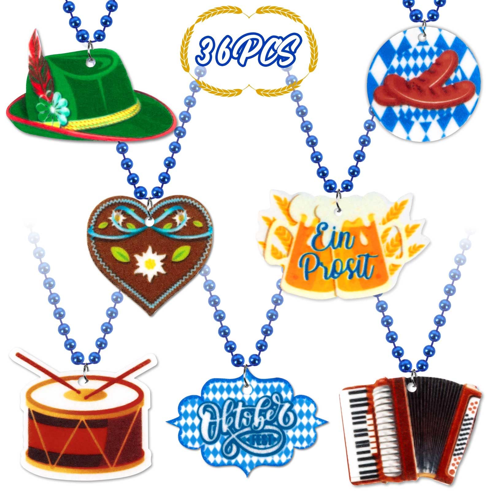 Amazon.com: 90shine 36PCS Oktoberfest Party Favors - German Themed ...