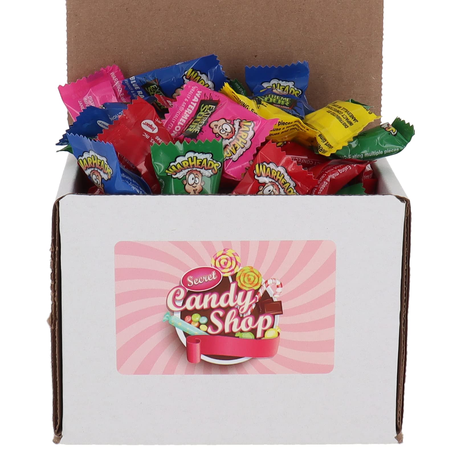 Secret Candy Shopwarheads Extreme Sour Candy In Box 1lb Individually ...