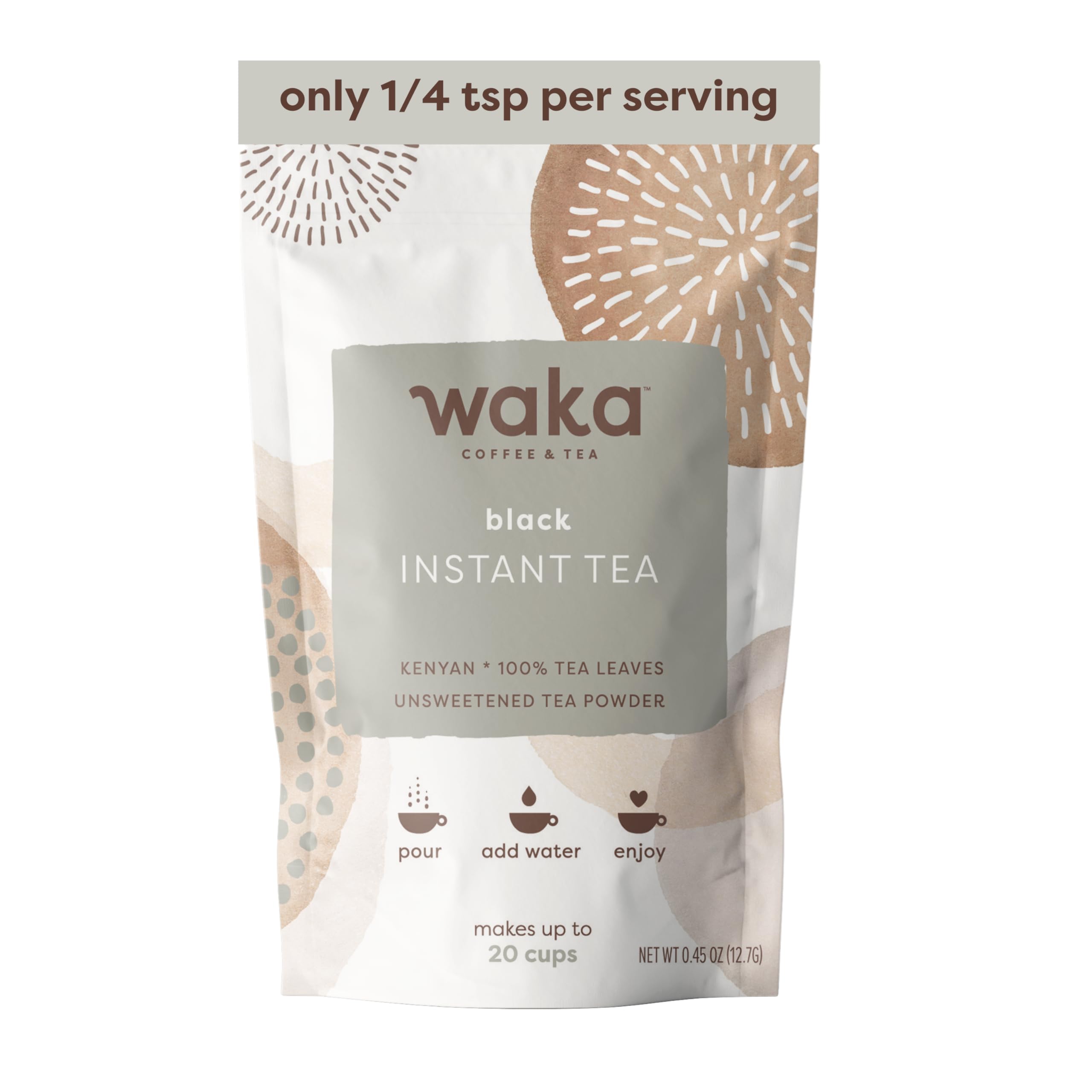 Amazon.com : Waka Instant Black Tea Mix, Kenyan - 100% Tea Leaves, No ...