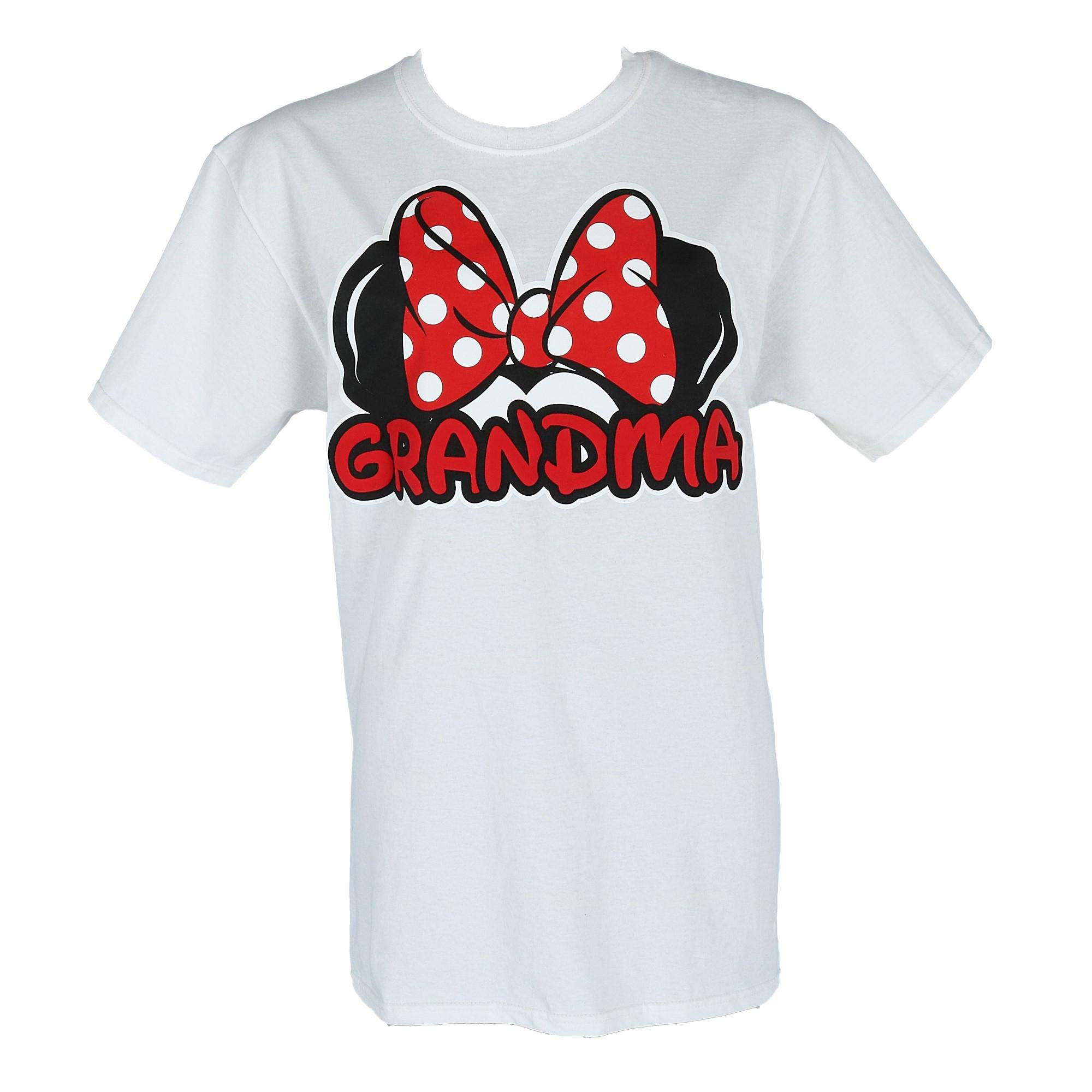 Amazon.com: Disney Women's Minnie Mouse Grandma Bow Tee Shirt, Small ...