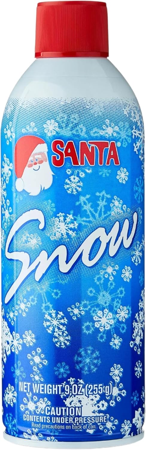 Amazon.com: Santa Snow Spray 2 Pack Aerosol Cans 9oz Cans : Home & Kitchen