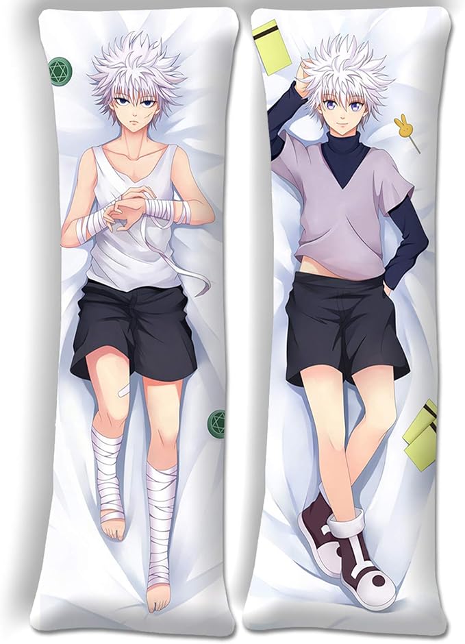 Amazon.com: Hunter × Hunter Killua Zoldyck Anime Body Pillow Cover ...