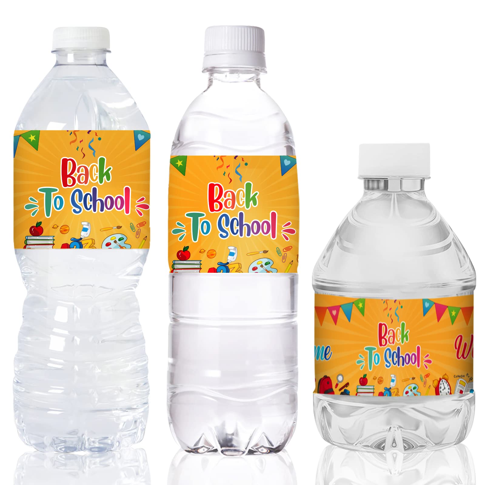 Snapklik.com : Welcome Back To School Water Bottle Labels Decorations ...