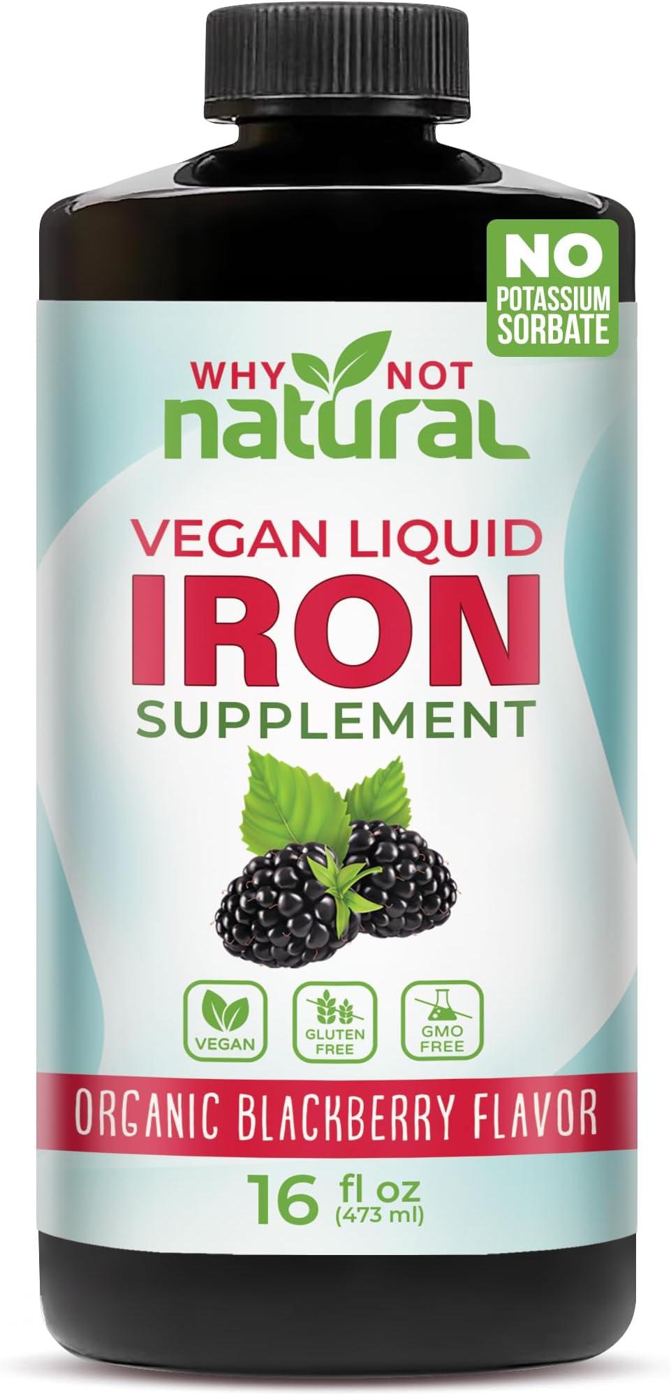 Amazon.com: Why Not Natural Liquid Iron Supplement for Women, Men and ...