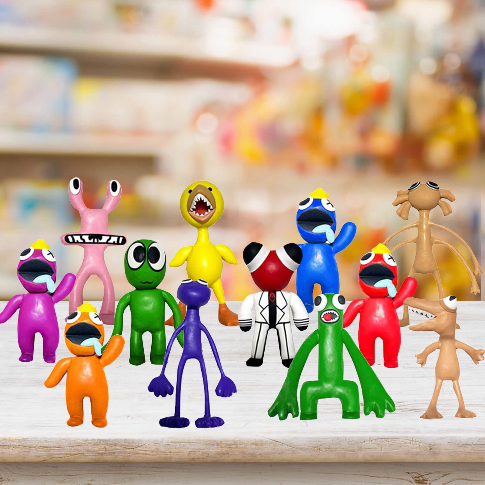 Yiser Rainbow Friends Toys Rainbow Friends Action Figures Toys Set 8568