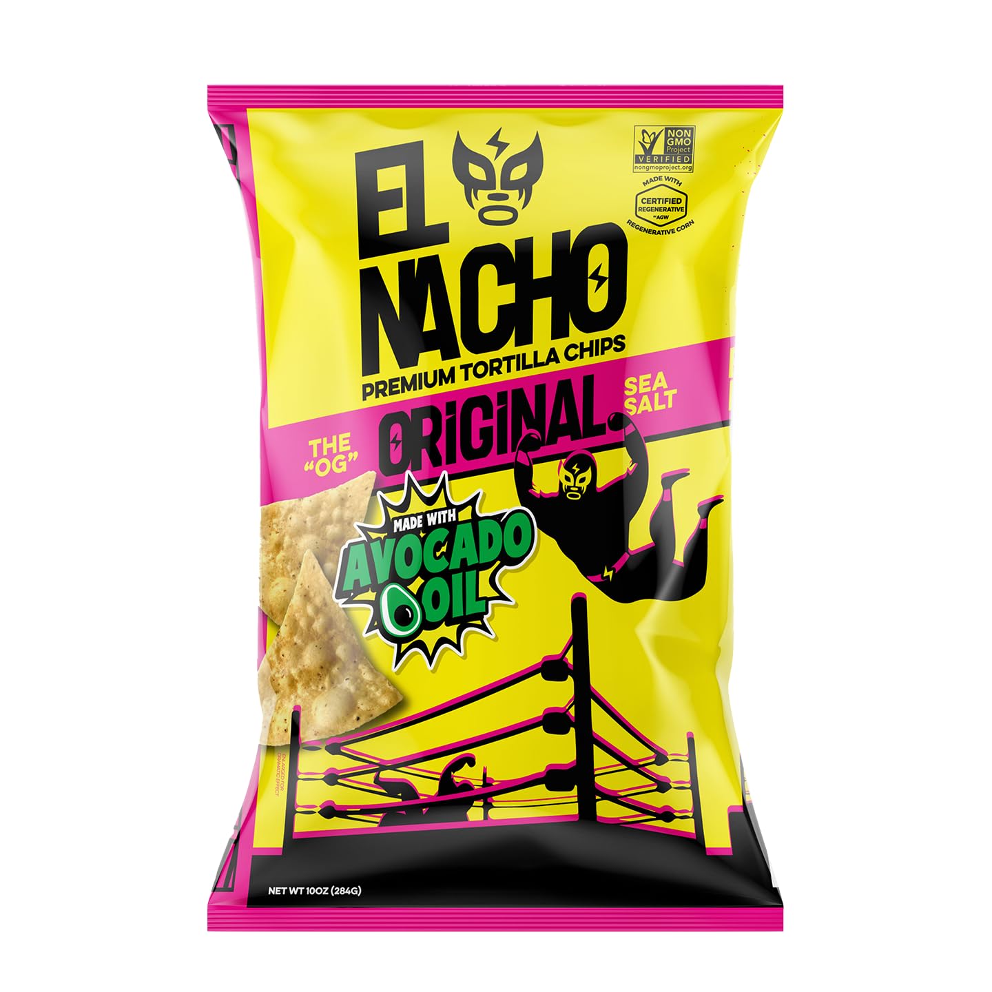 Amazon.com: El Nacho Original Sea Salt Tortilla Chips, 10 Ounce
